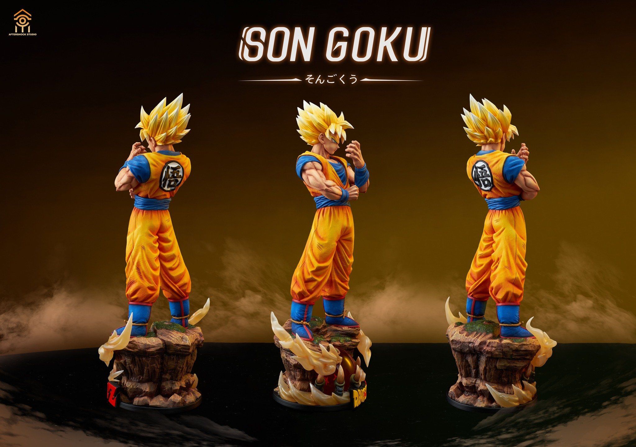 Goku Vegeta SSJ - AfterShock Studio – Flash Resin Shop