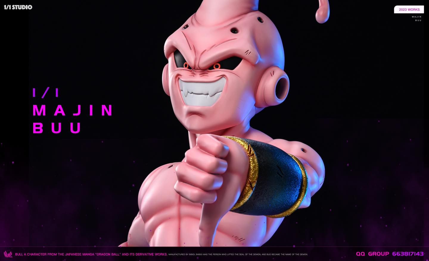 Kid Buu - 1/1 Studio – Flash Resin Shop
