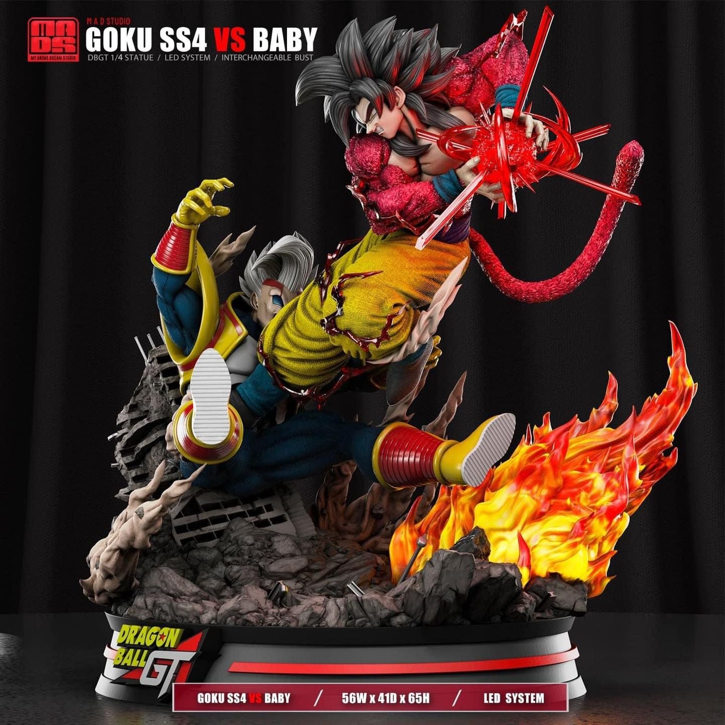 Goku SSJ4 X Baby Vegeta – Flash Resin Shop