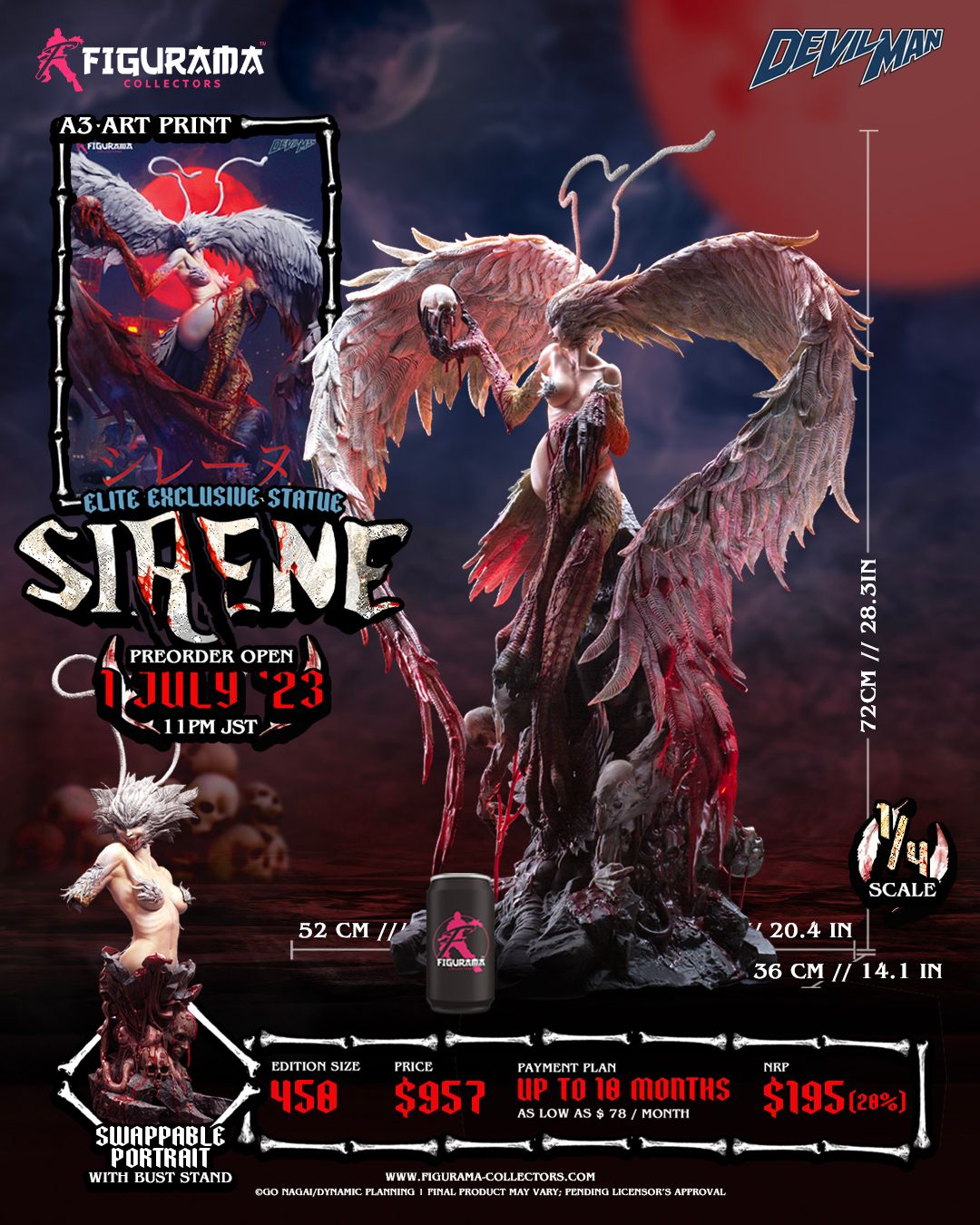 Sirene - Devil Man - Figurama Collectors Studio – Flash Resin Shop