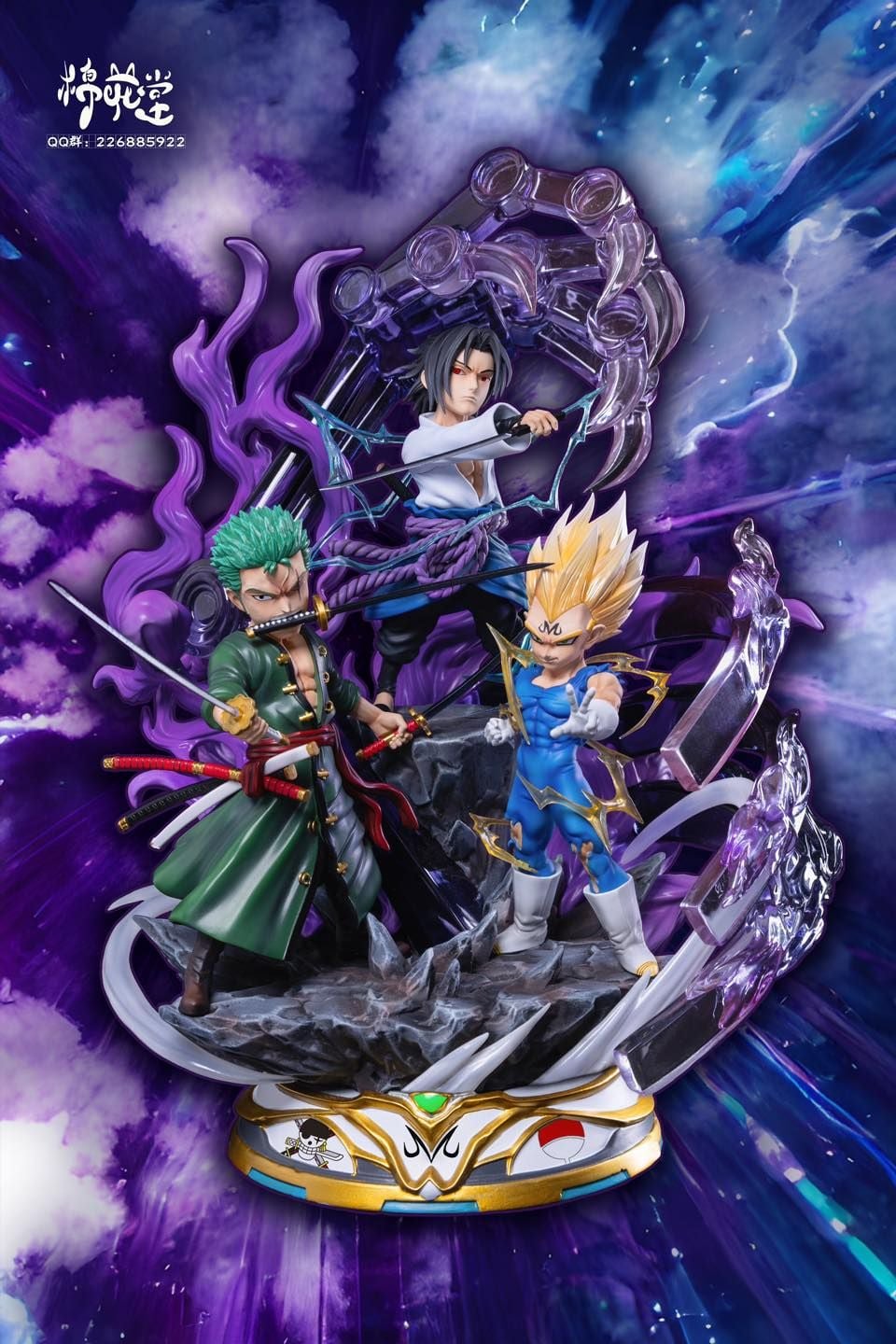 Zoro, Vegeta & Sasuke - Cotton Palace Studio – Flash Resin Shop