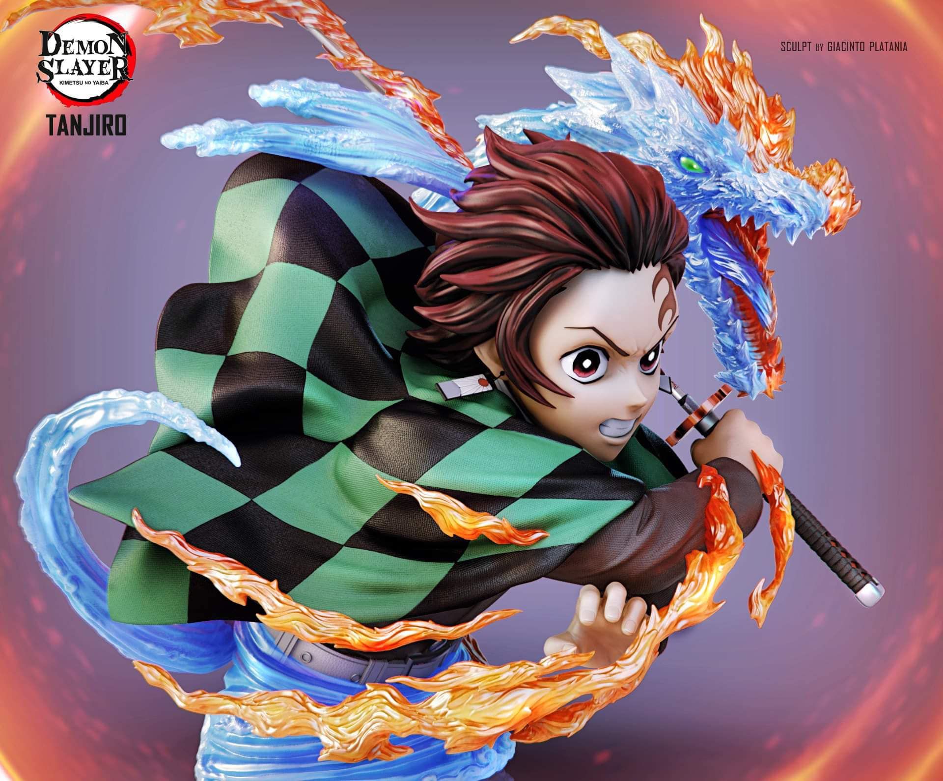 Bust 1/1 Tanjiro - Korekushon Studio – Flash Resin Shop
