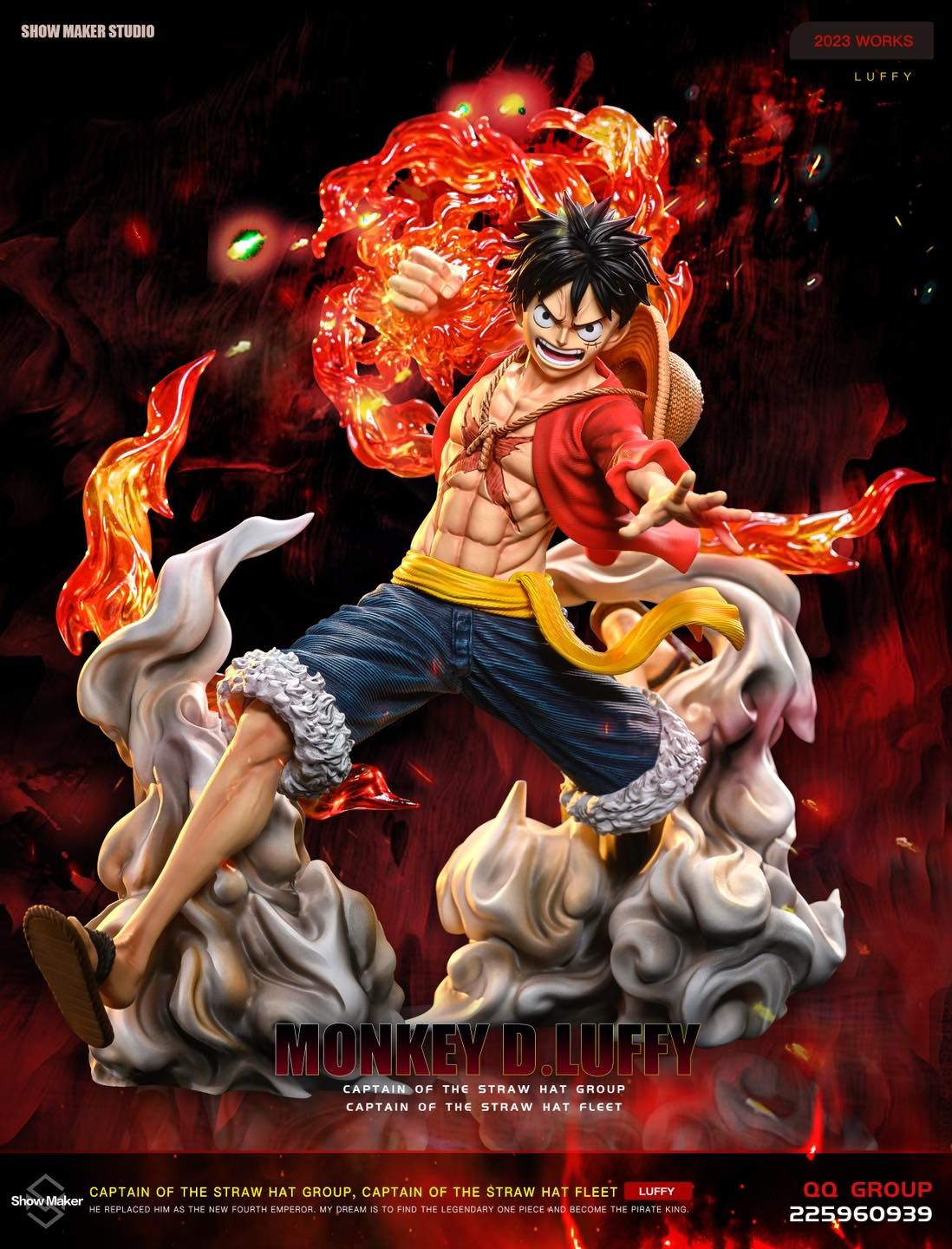 Fire Fist Luffy - Show Maker Studio – Flash Resin Shop