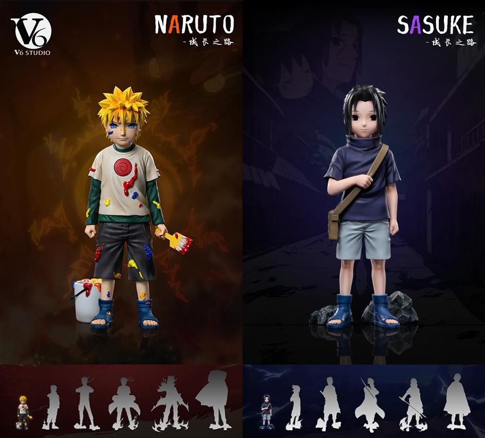 V6 Studio - Naruto & Sasuke Kid – Flash Resin Shop