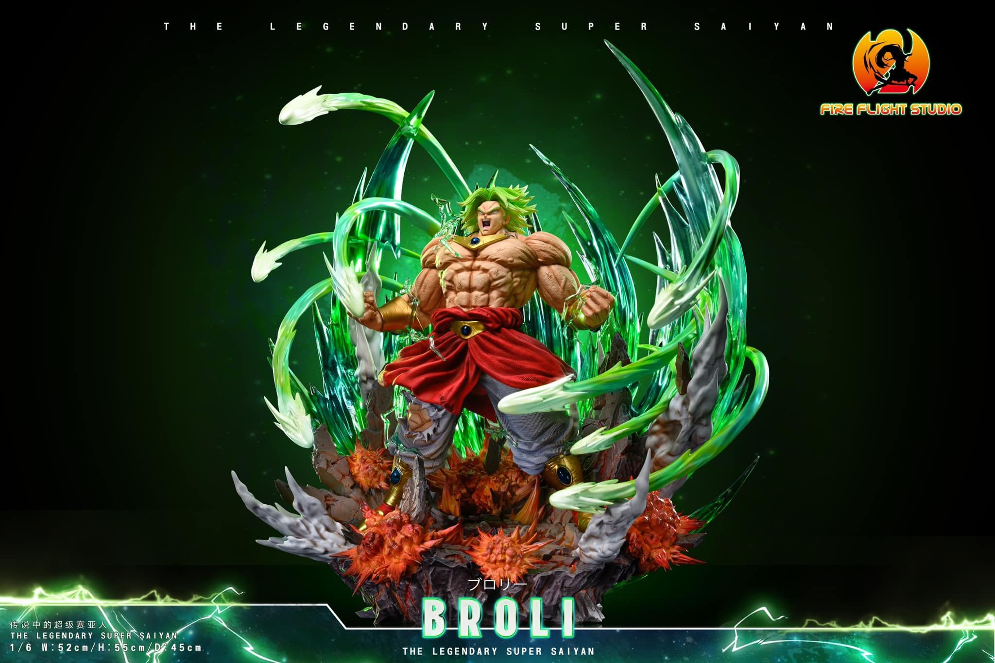 Fire Flight Studio - Broly SSJ Legendary – Flash Resin Shop