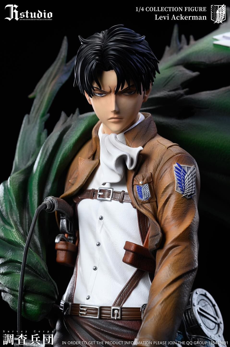 JR Studio - Levi Ackerman & Erwin Smith – Flash Resin Shop