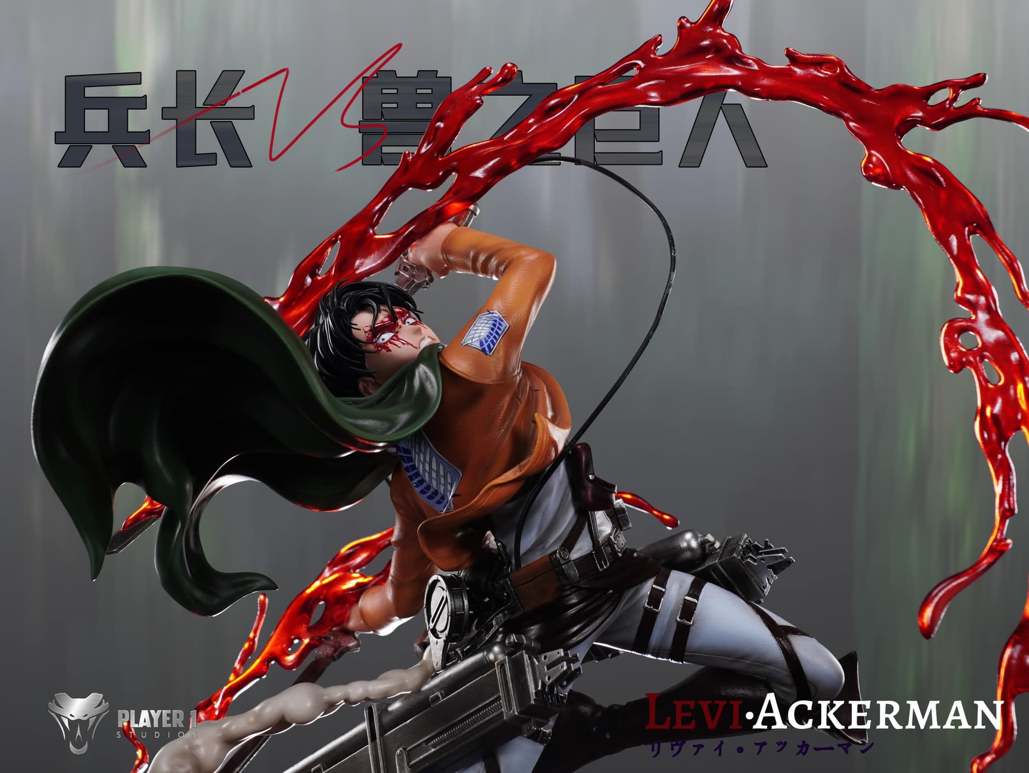 Player 1 Studio - Levi vs Beast Titan – Flash Resin Shop