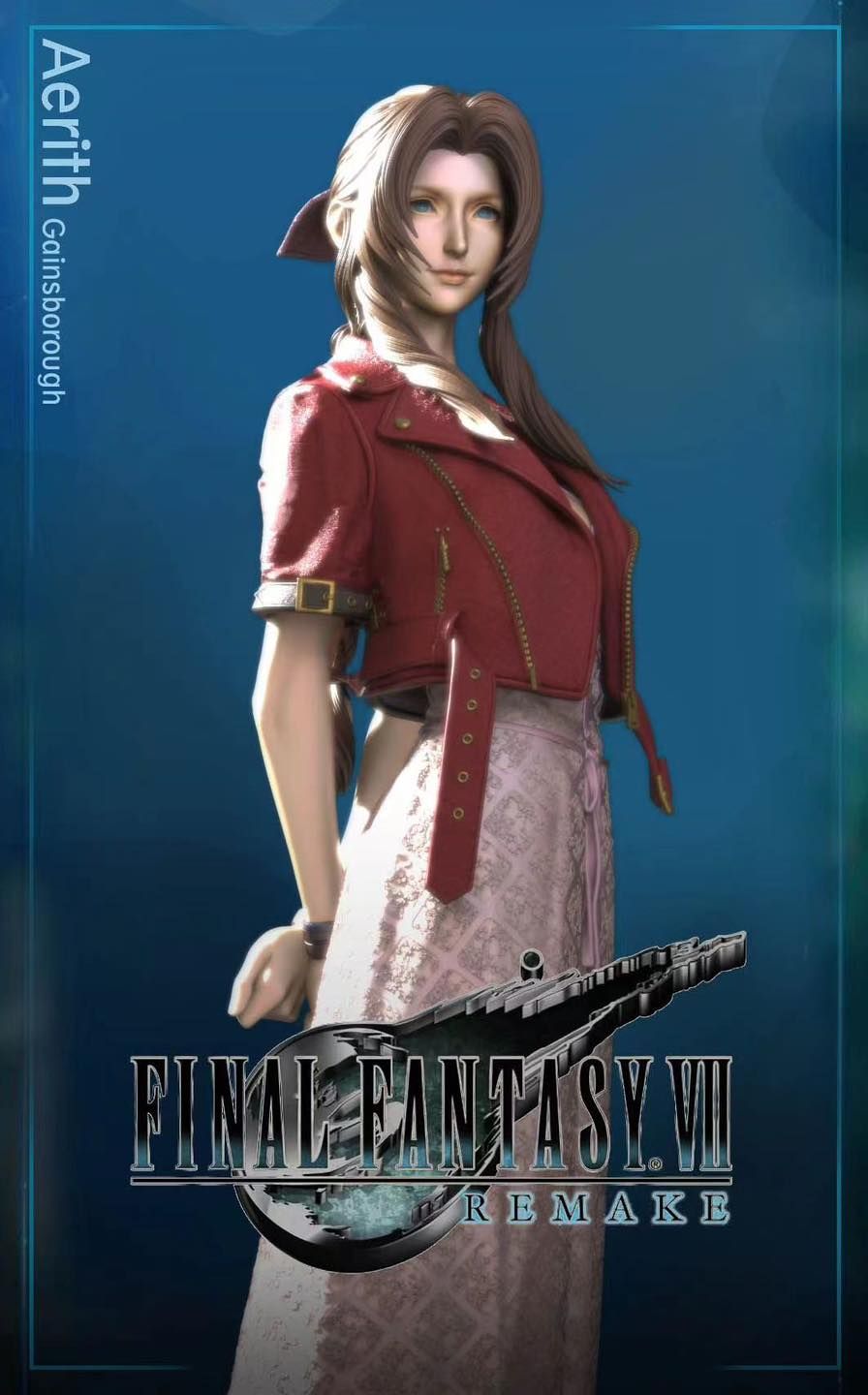 Fan Art Studio - Final Fantasy VII - Aerith – Flash Resin Shop