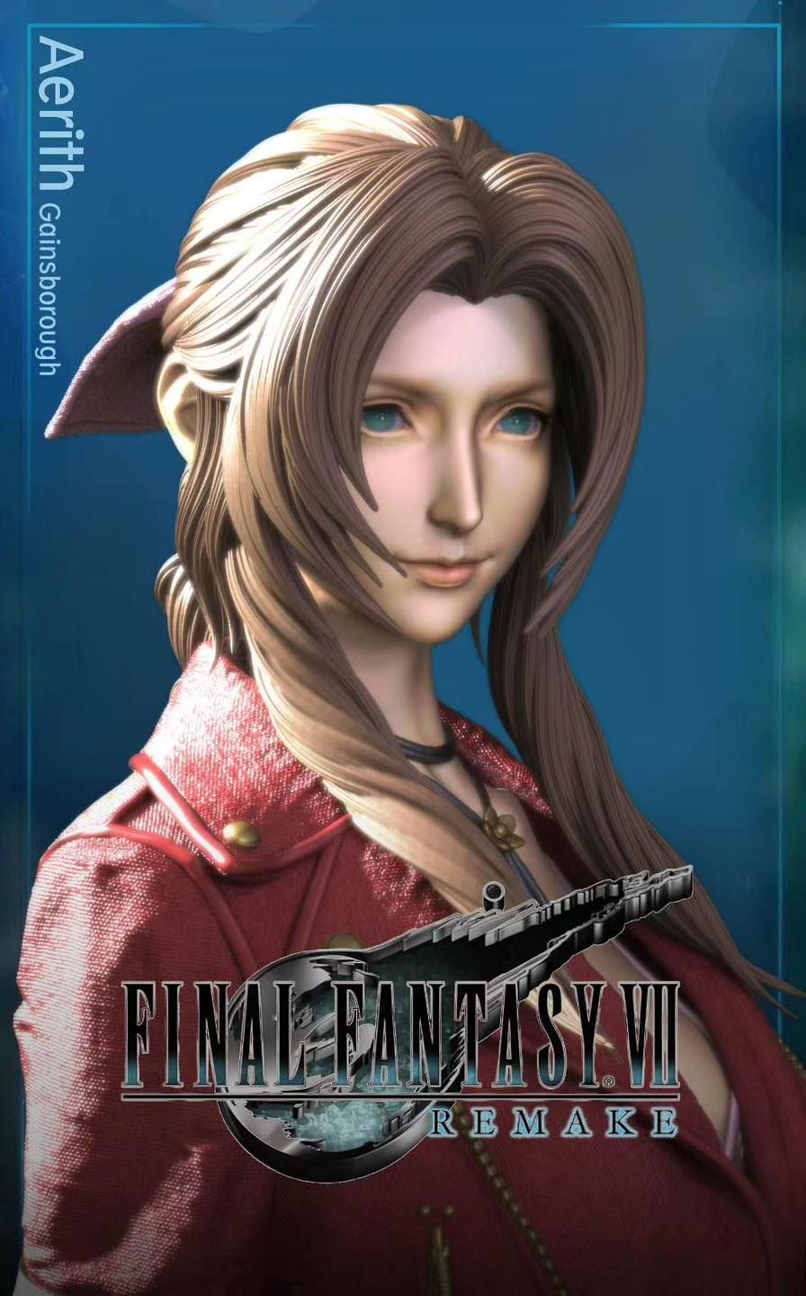 Fan Art Studio - Final Fantasy VII - Aerith – Flash Resin Shop