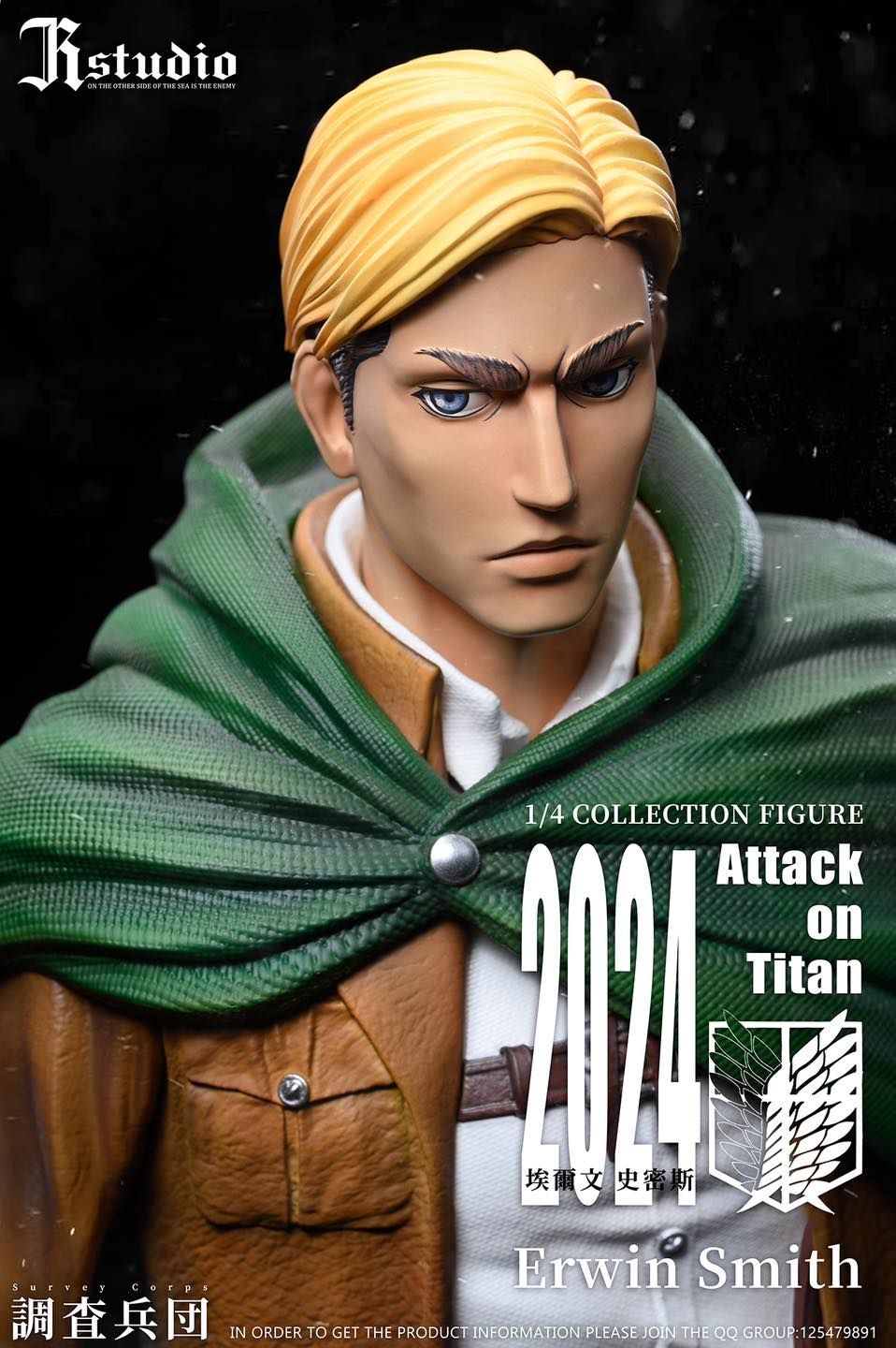 JR Studio - Levi Ackerman & Erwin Smith – Flash Resin Shop