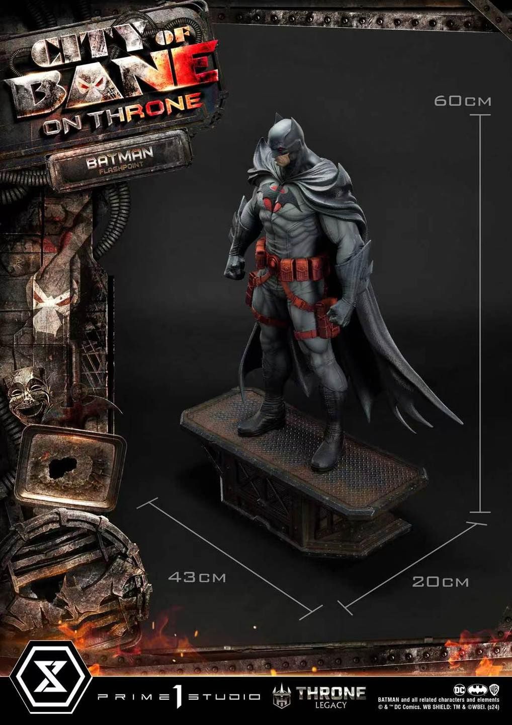 Prime 1 Studio - Batman Comic City of Bane : Flashpoint Batman – Flash ...