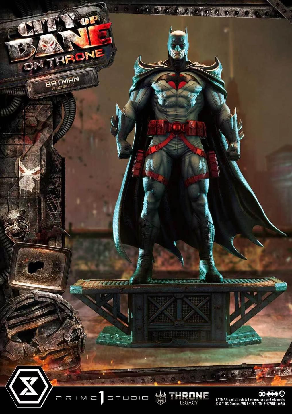 Prime 1 Studio - Batman Comic City of Bane : Flashpoint Batman – Flash ...
