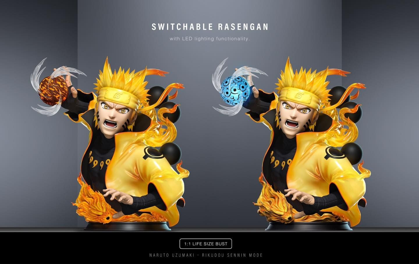 Chikara Studio - Naruto Bust 1/1 - Naruto – Flash Resin Shop