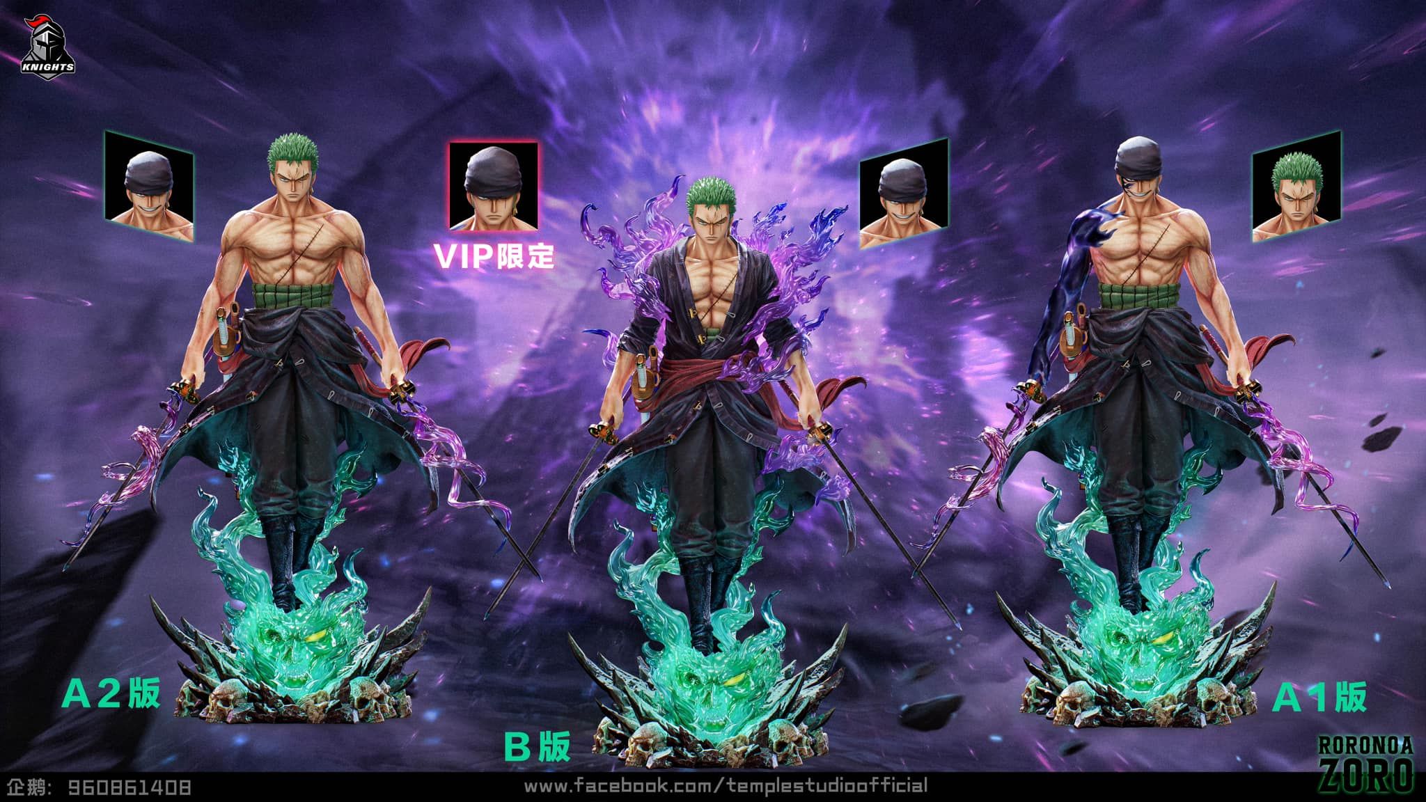 Temple Studio - Zoro - One Piece – Flash Resin Shop