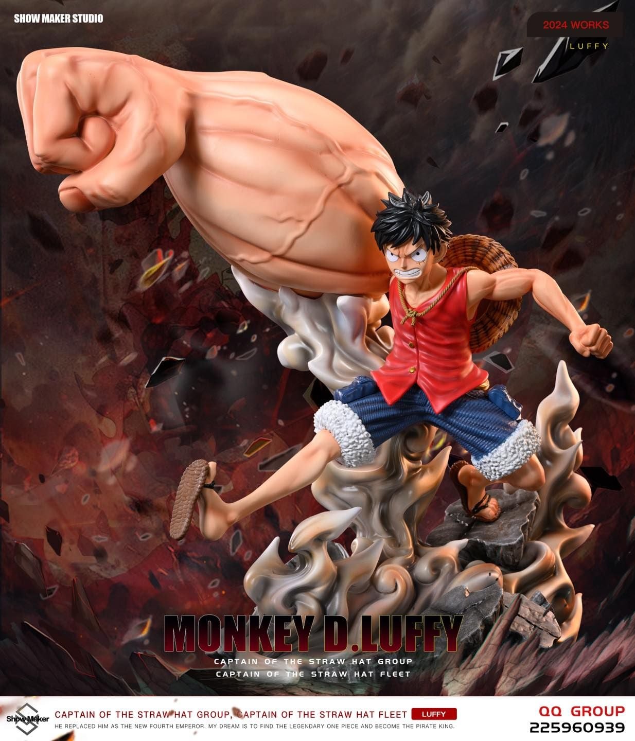 ShowMaker Studio - Luffy Gear3 - One Piece – Flash Resin Shop