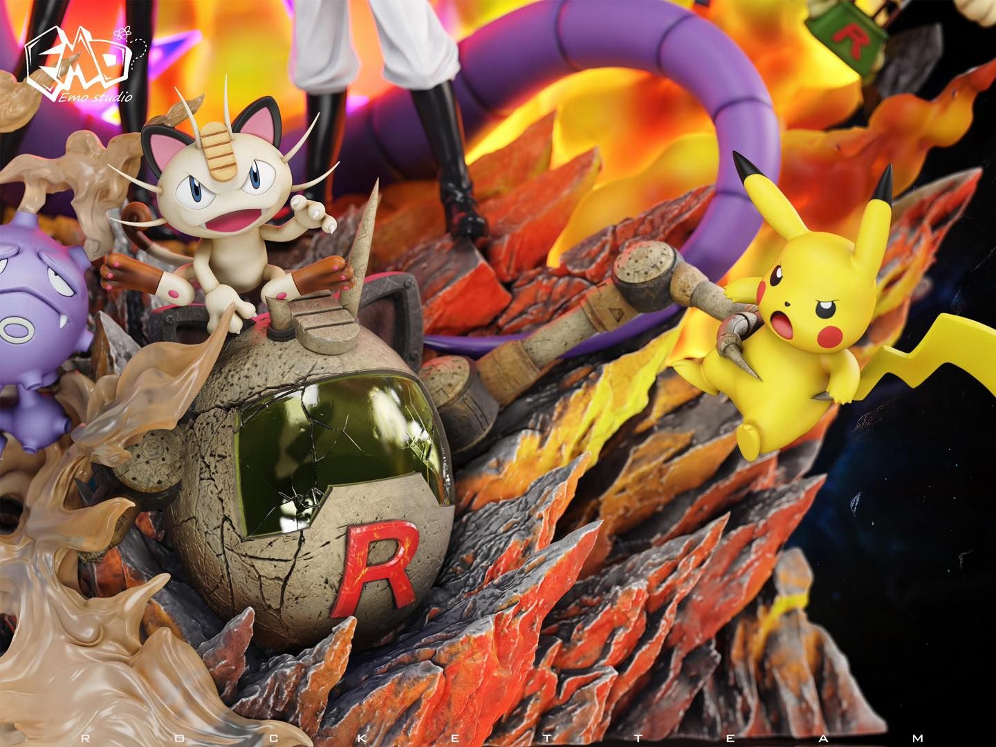 Emo Studio - Team Rocket - Pokemon – Flash Resin Shop
