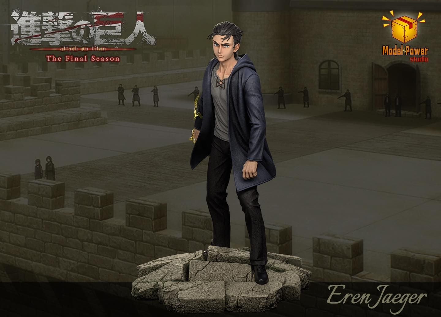 Model Power Studio - Eren & Pieck - Attack on titan – Flash Resin Shop