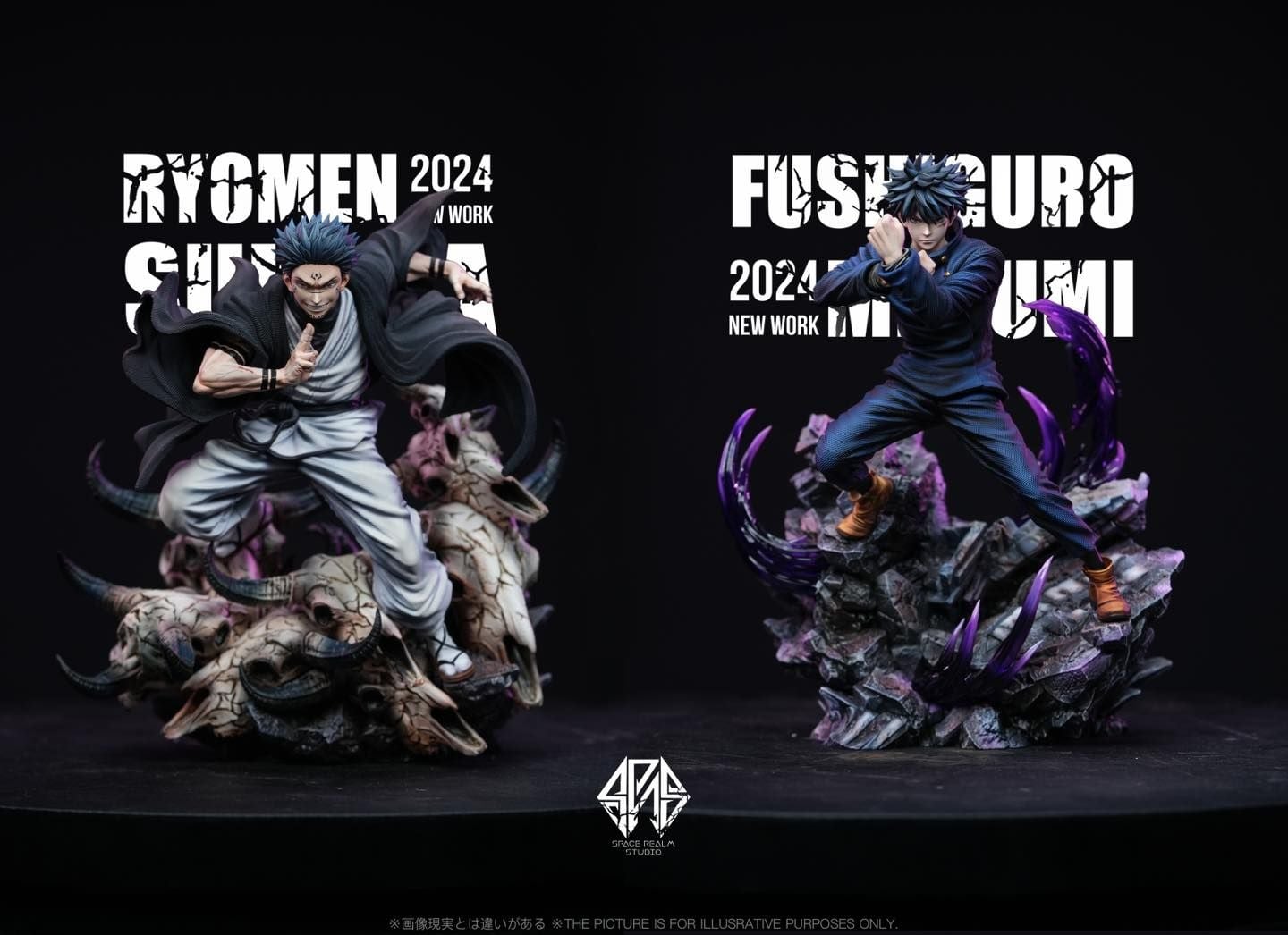 Space Realm Studio - Sukuna / Megumi - Jujutsu Kaisen – Flash Resin Shop