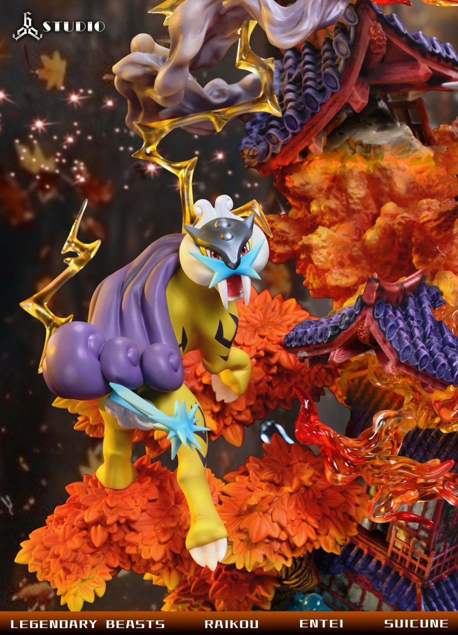 666 Studio - Raikou, Entei, Suicune - Pokemon – Flash Resin Shop