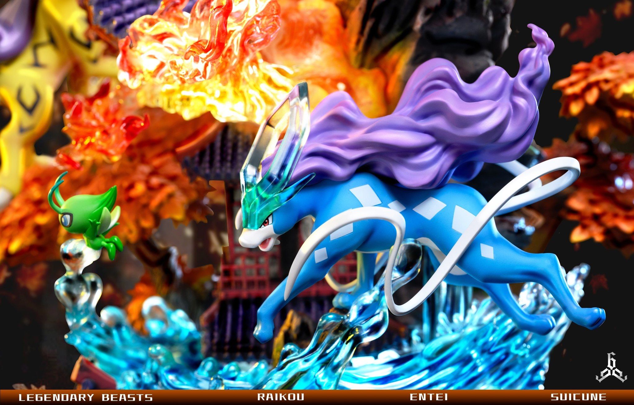 666 Studio - Raikou, Entei, Suicune - Pokemon – Flash Resin Shop