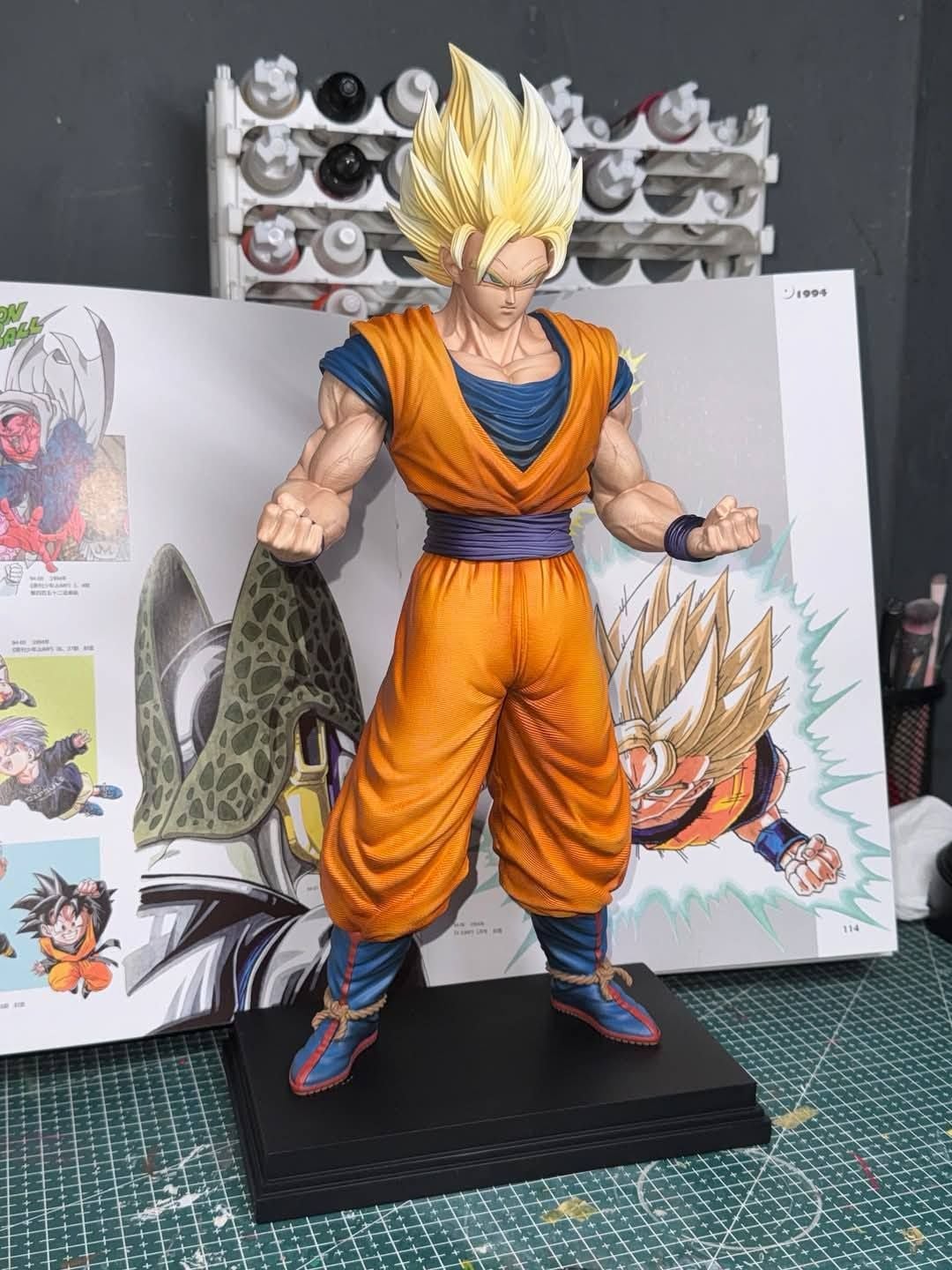 Star Track Studio - Goku SSJ2 - Dragon Ball – Flash Resin Shop