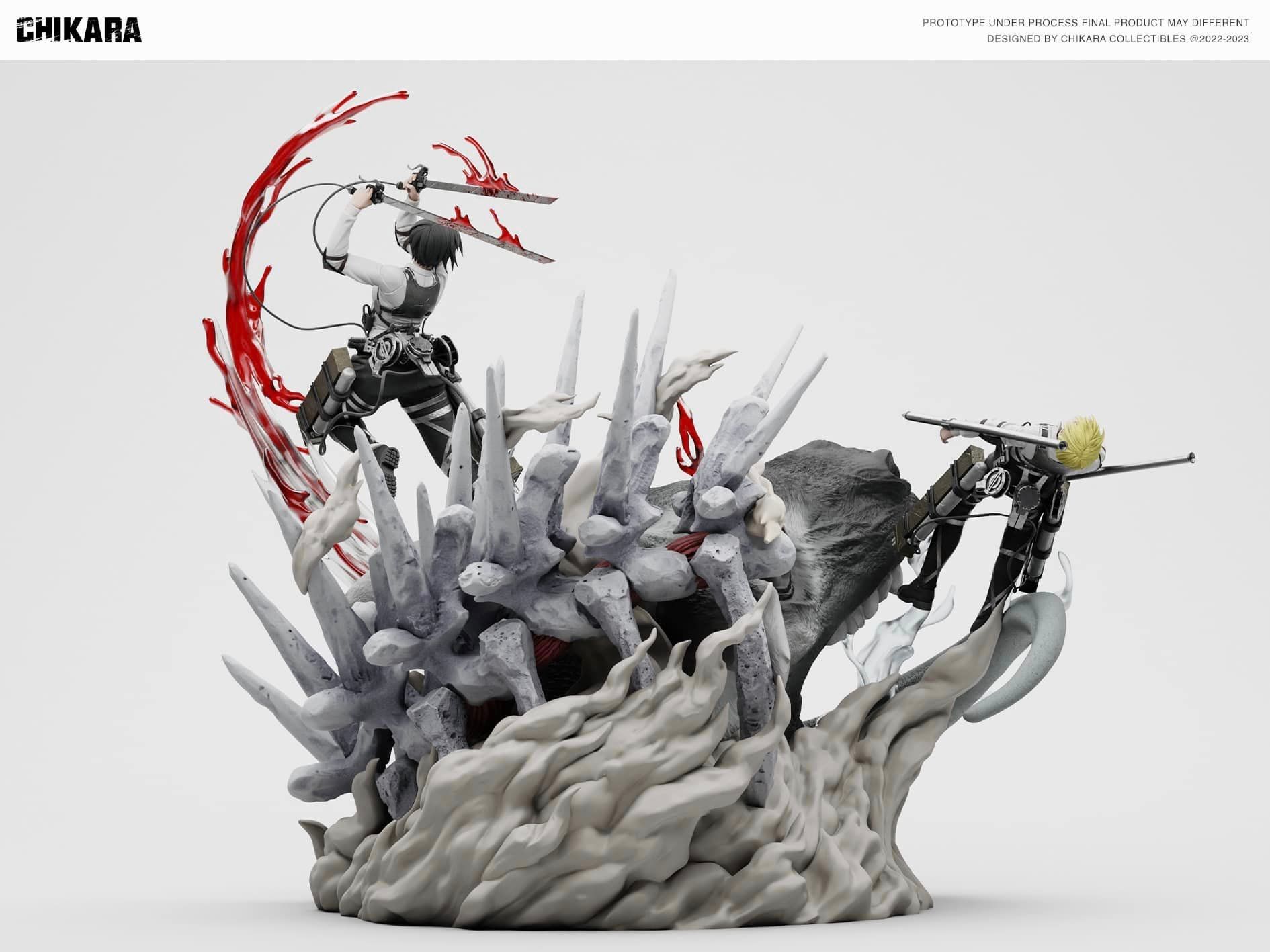 Chikara Studio - Mikasa & Armin - Attack on Titan – Flash Resin Shop