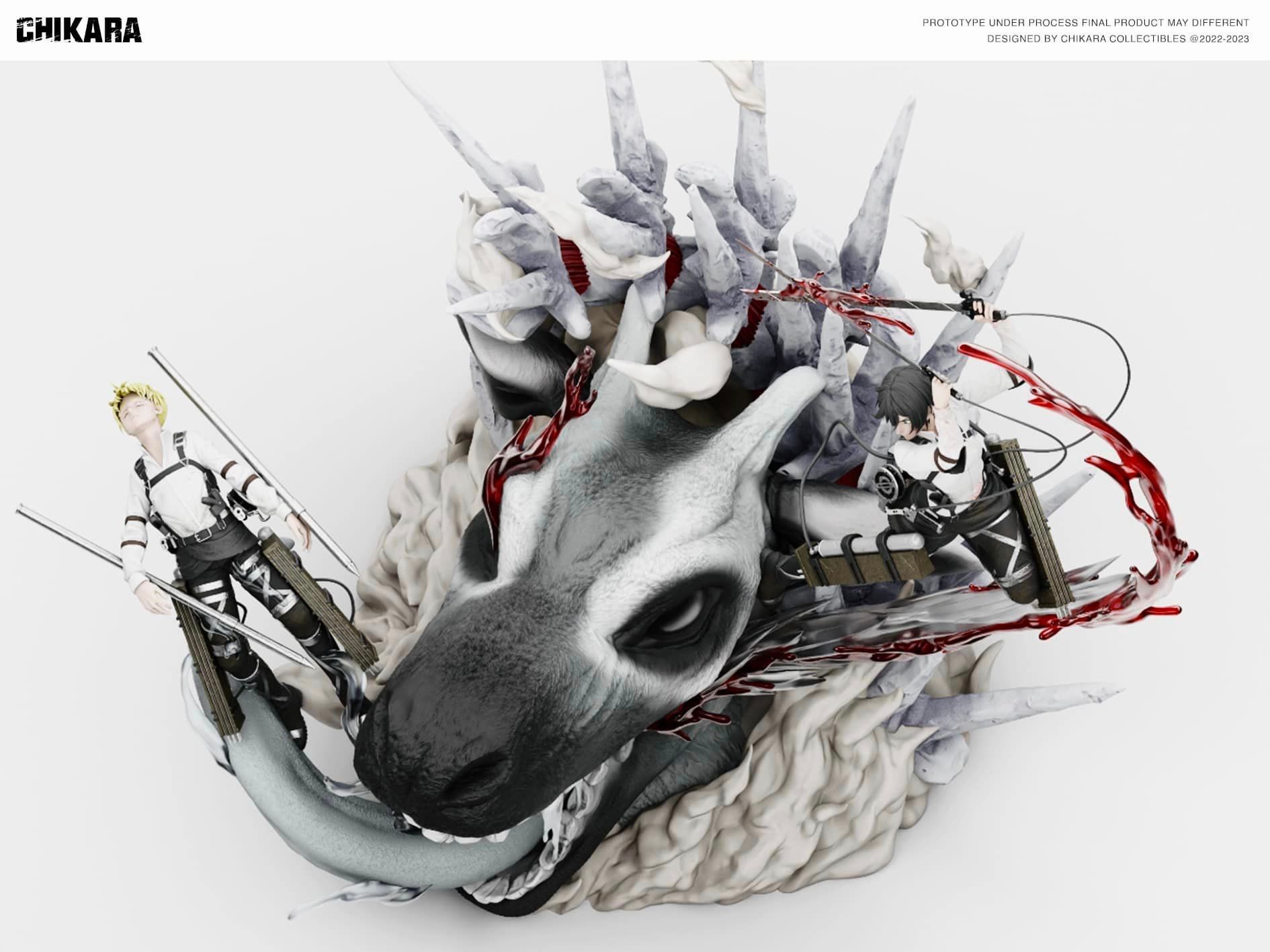 Chikara Studio - Mikasa & Armin - Attack on Titan – Flash Resin Shop