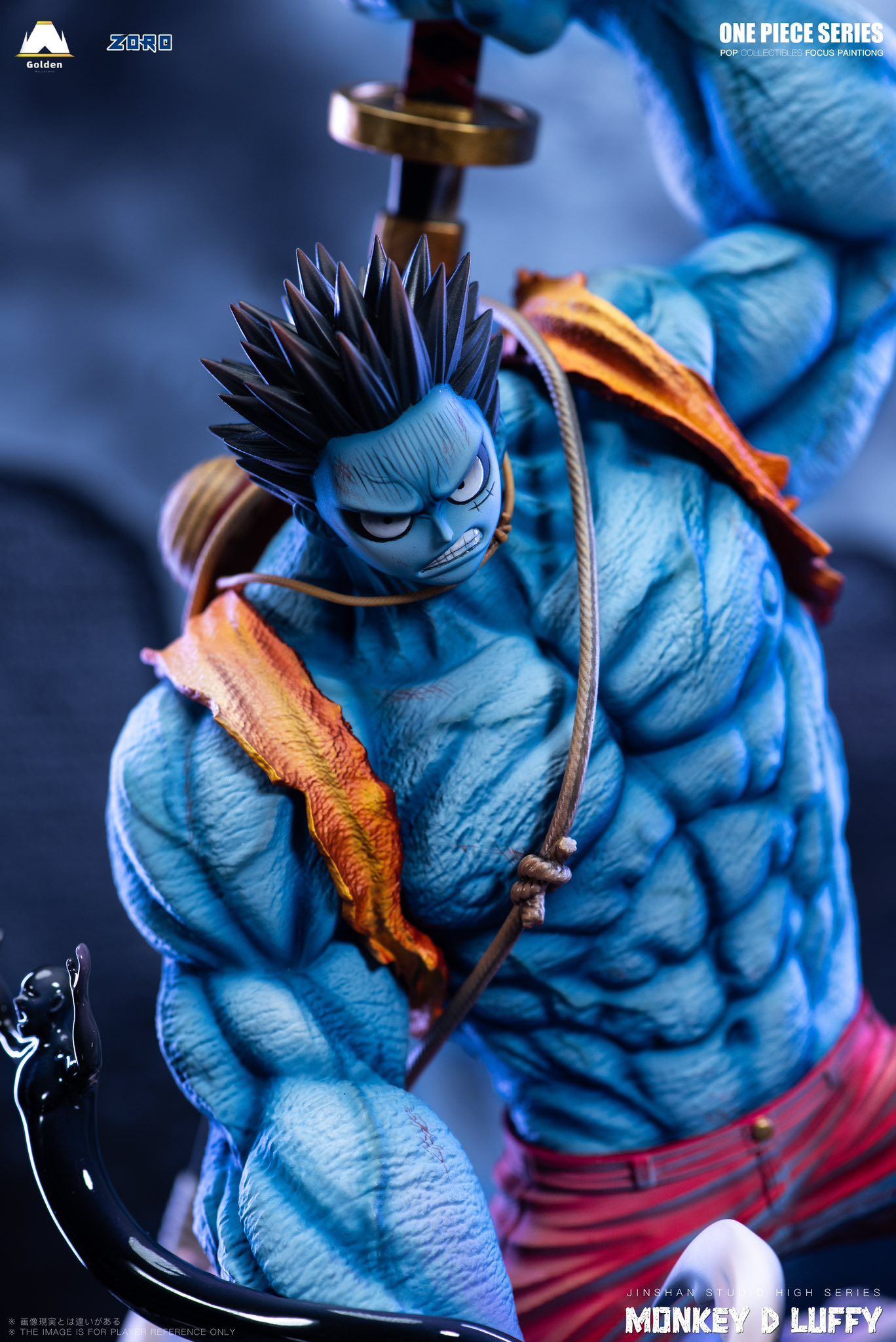 Golden x Zoro Studio - Nightmare Luffy – Flash Resin Shop