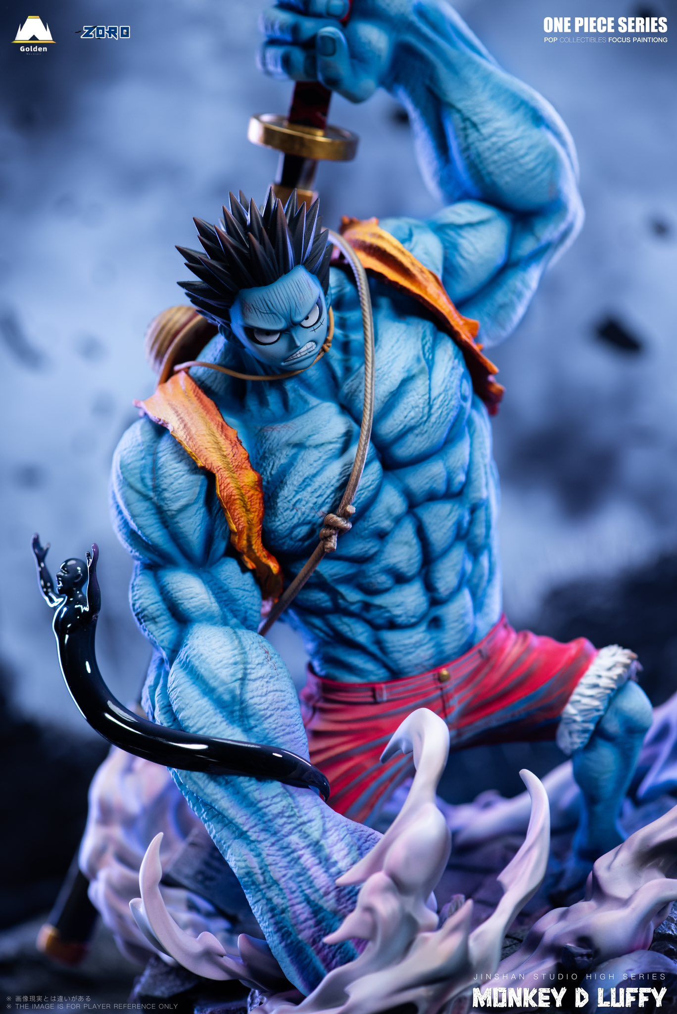 Golden x Zoro Studio - Nightmare Luffy – Flash Resin Shop