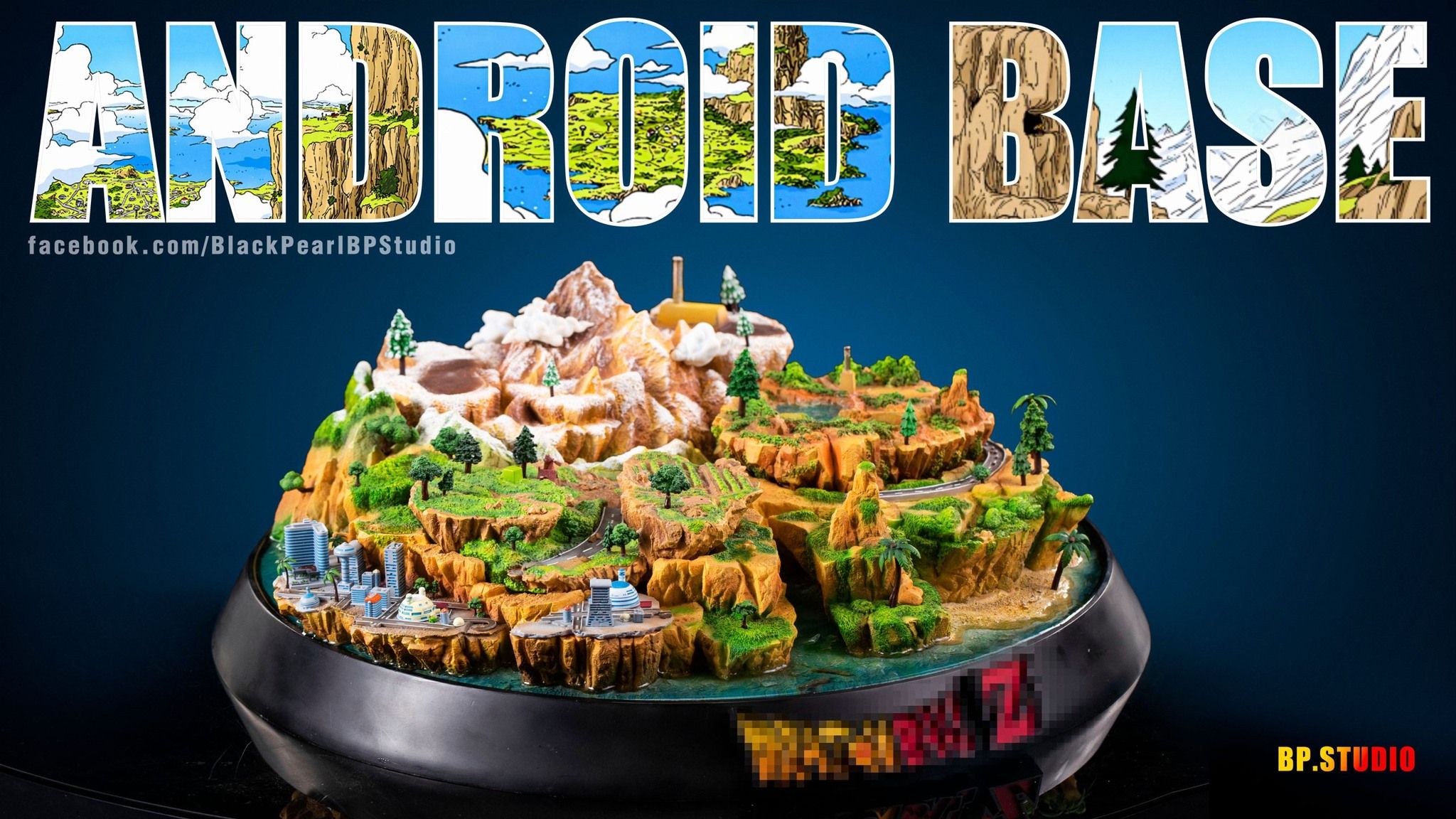BP Studio - Base Android Saga - Dragon Ball – Flash Resin Shop