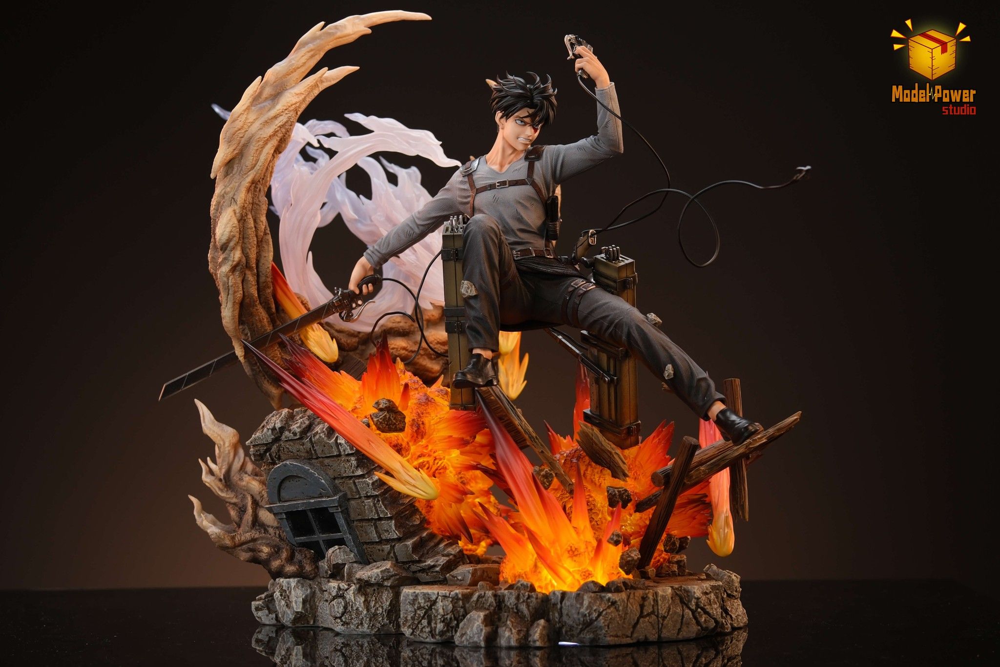 Model Power Studio - Levi Ackerman - Attack on titan – Flash Resin Shop