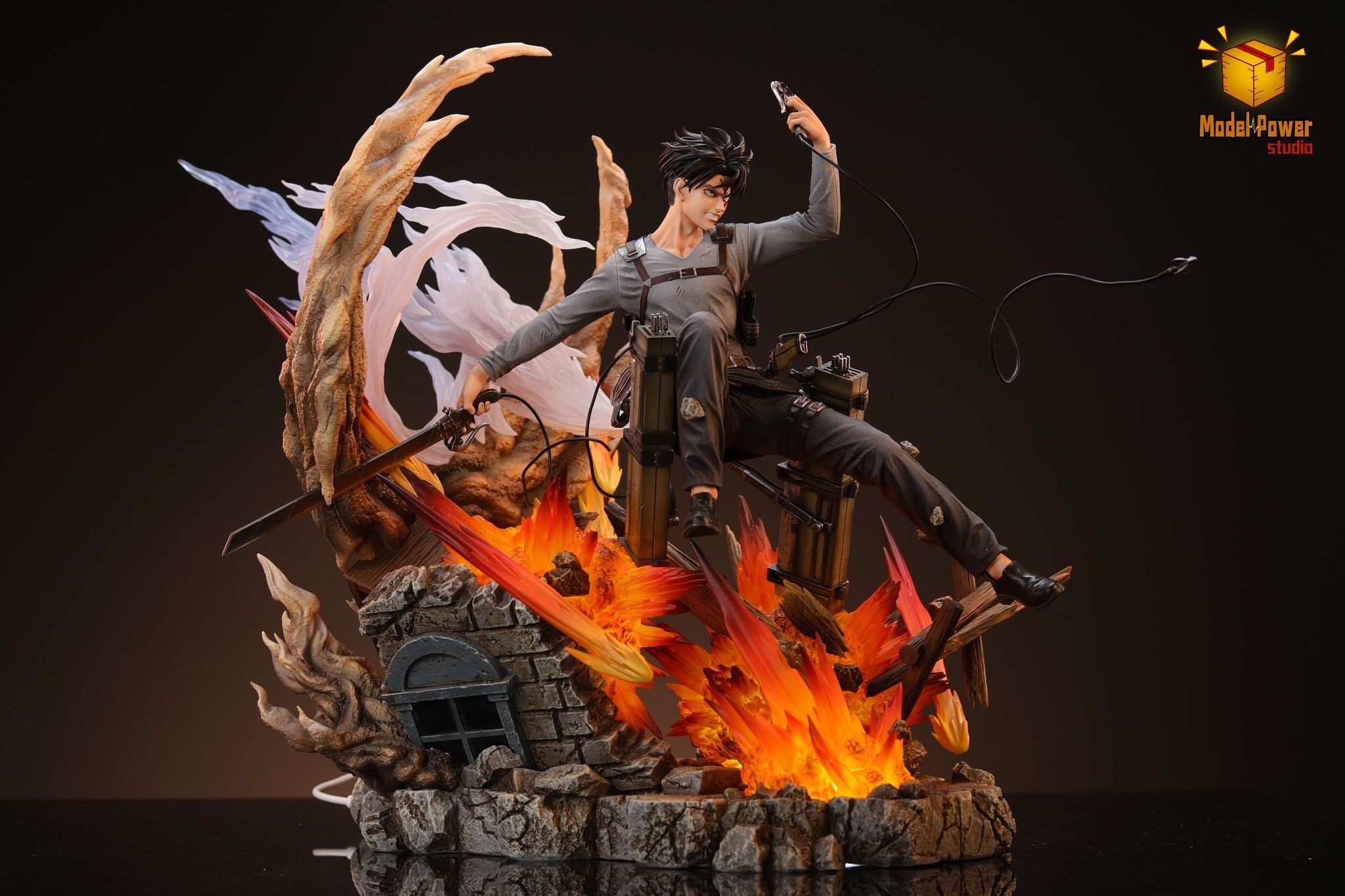 Model Power Studio - Levi Ackerman - Attack on titan – Flash Resin Shop