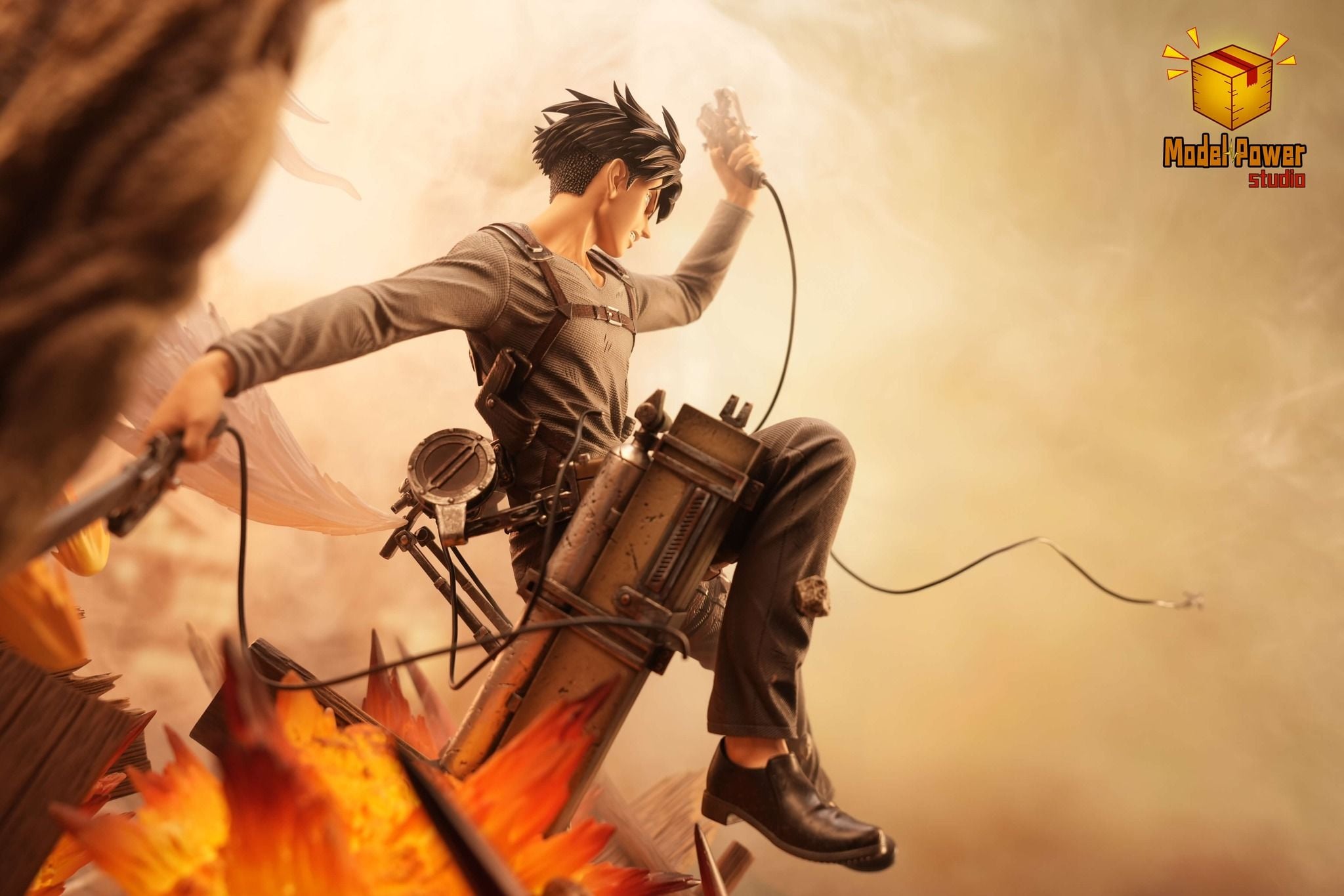 Model Power Studio - Levi Ackerman - Attack on titan – Flash Resin Shop