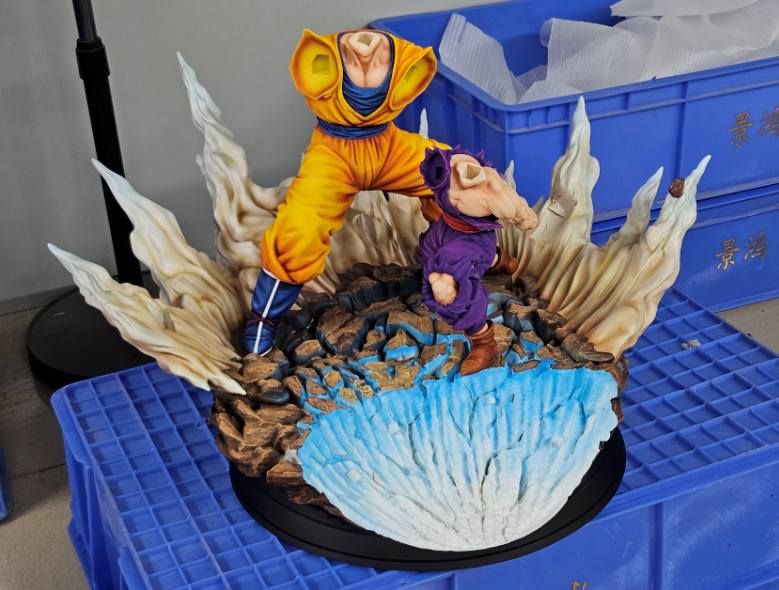 Figure Class Studio - Goku & Gohan Kamehameha – Flash Resin Shop
