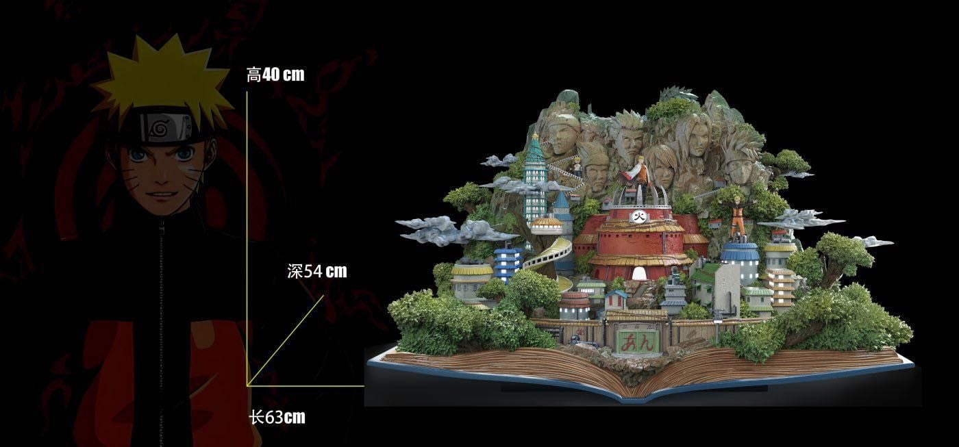Wasp Studio - Konoha Village & Valley of the End - NARUTO – Flash Resin ...