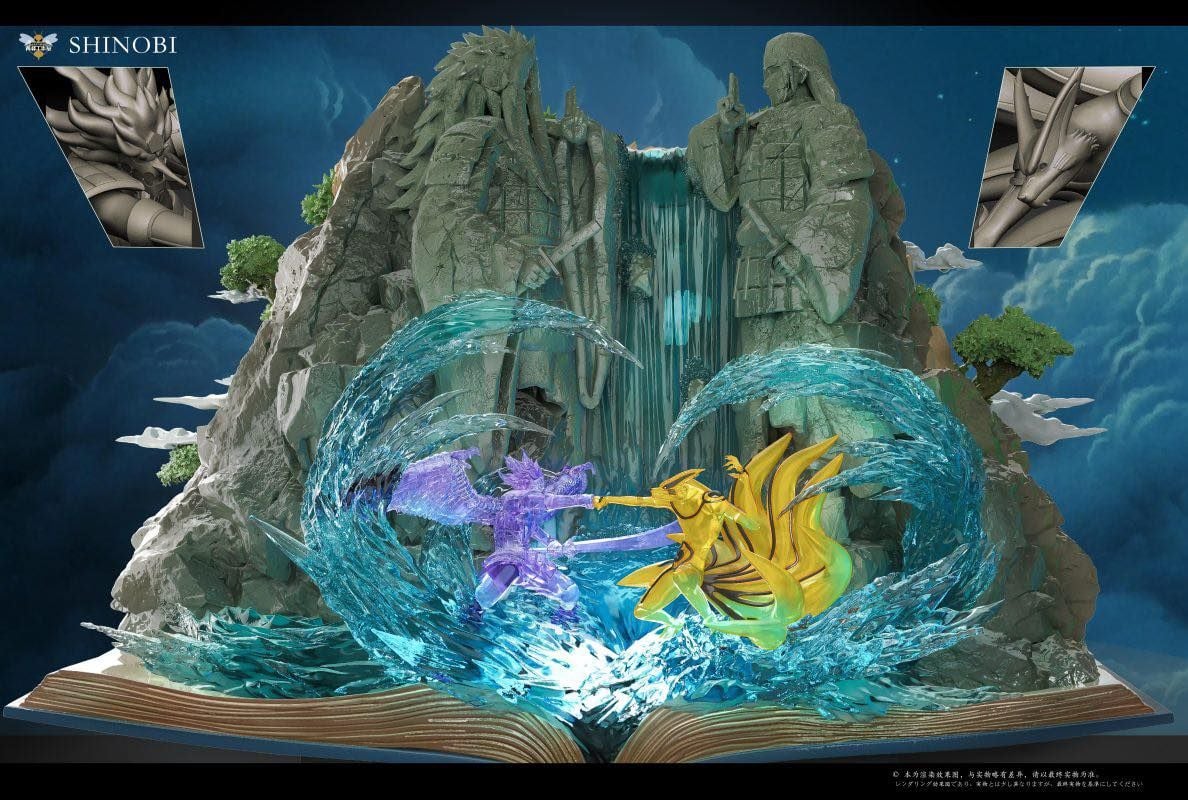Wasp Studio - Konoha Village & Valley of the End - NARUTO – Flash Resin ...
