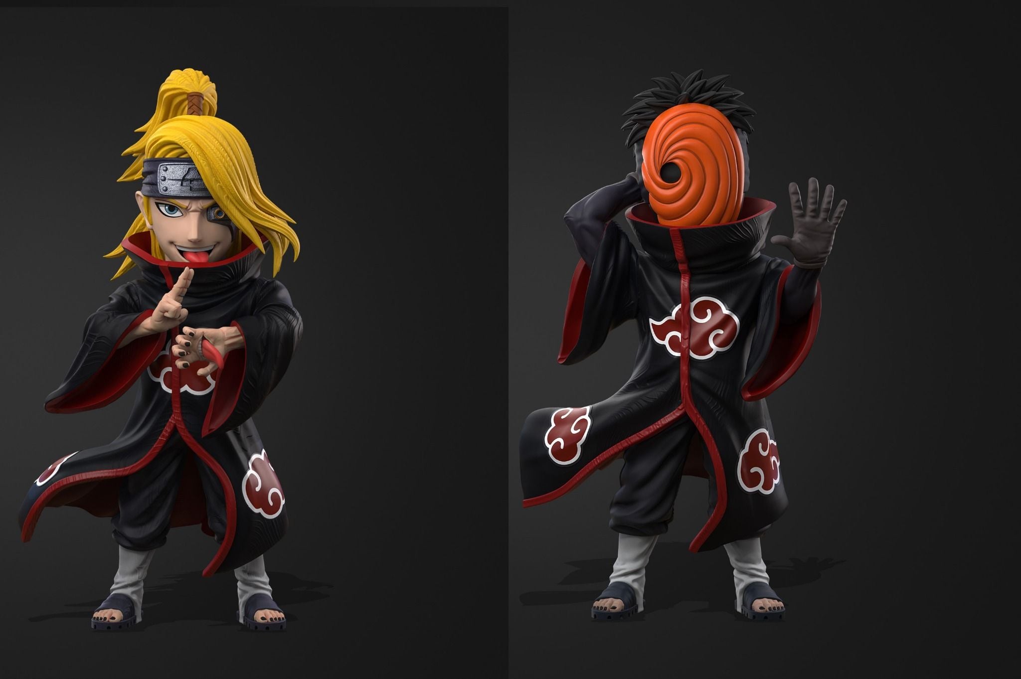 Deidara & Tobi - Power Studio – Flash Resin Shop