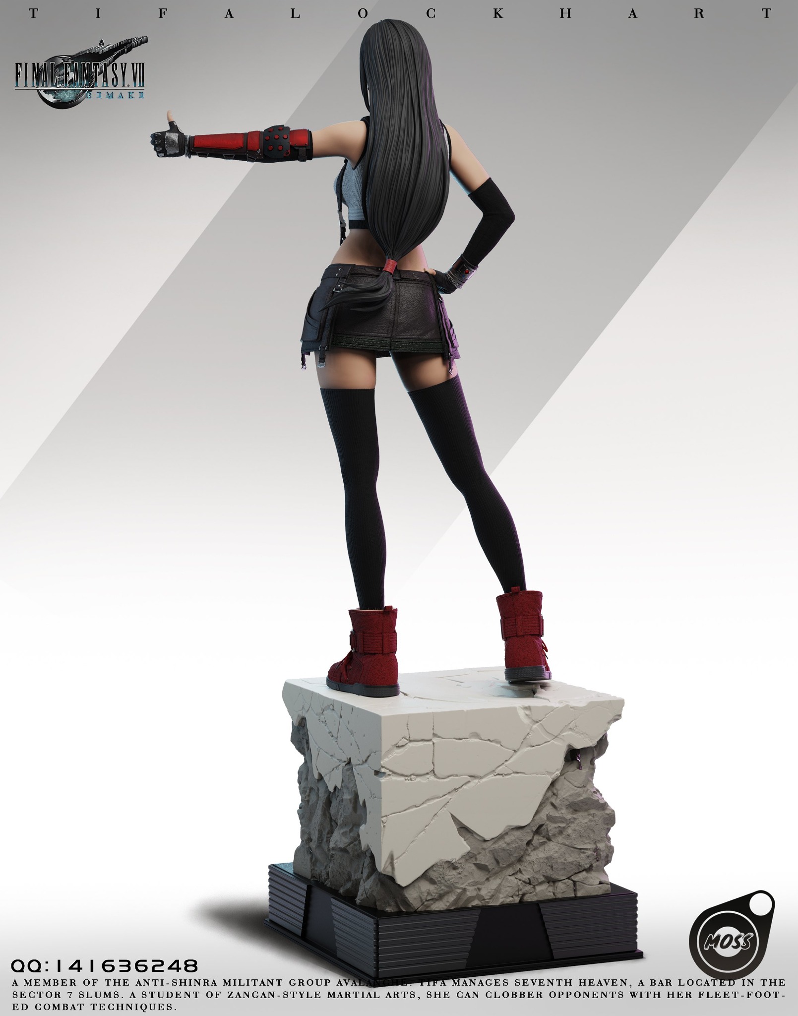 Moss Studio - Tifa Lockhart - Final Fantasy VII – Flash Resin Shop