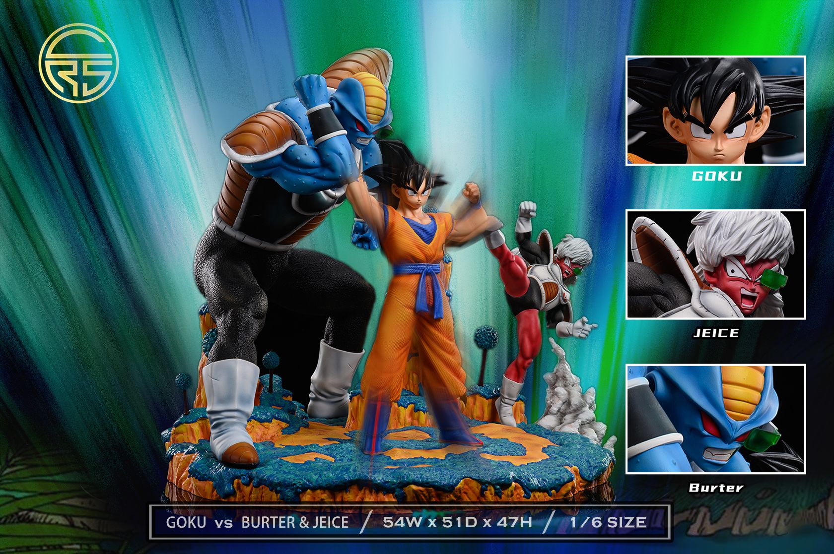 Goku vs Burter & Jeice - CRS Studio – Flash Resin Shop