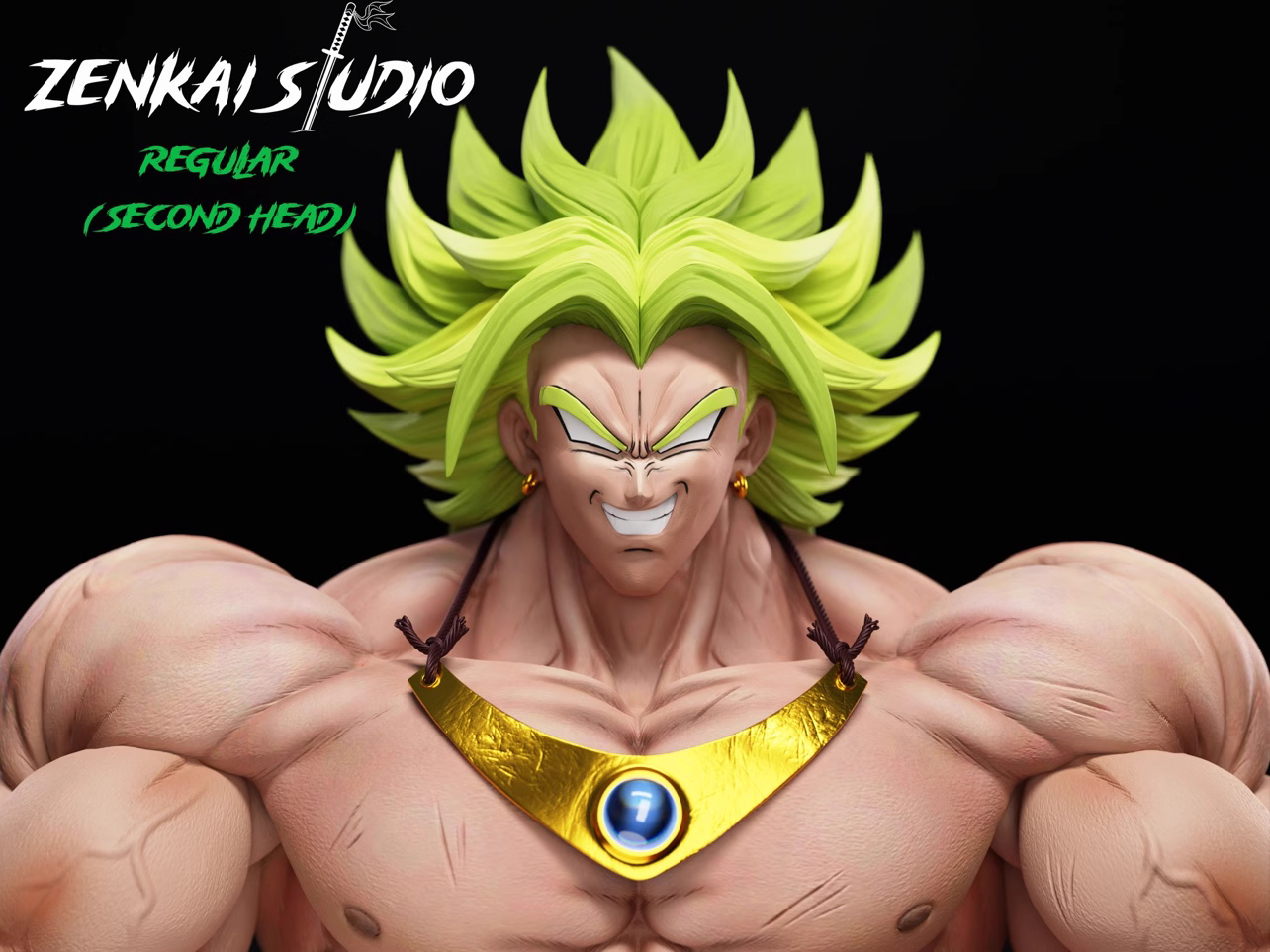 Broly SSJ Legendary Bust 1/1 - Zenkai Studio – Flash Resin Shop