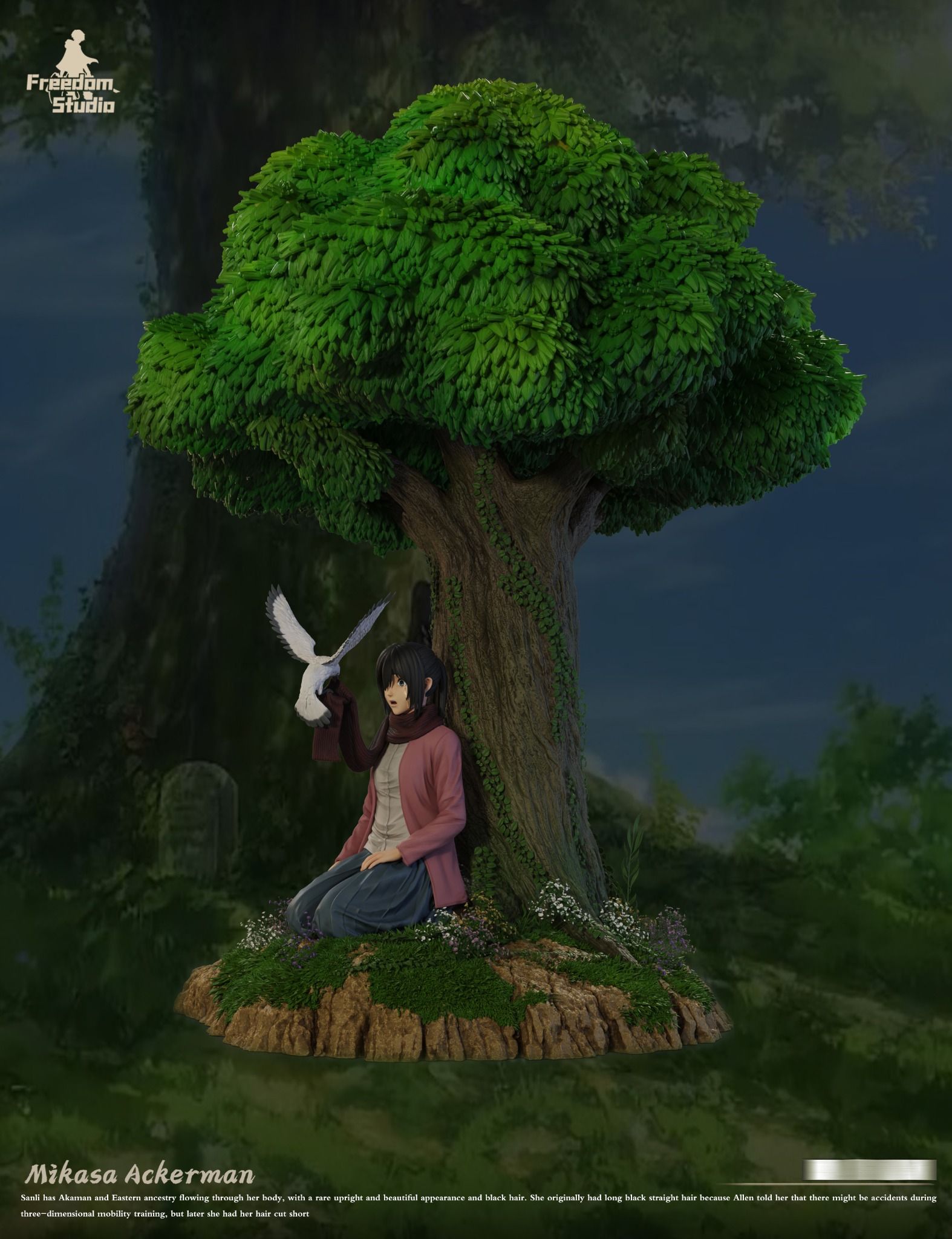 Freedom Studio - Mikasa & Eren Bird – Flash Resin Shop