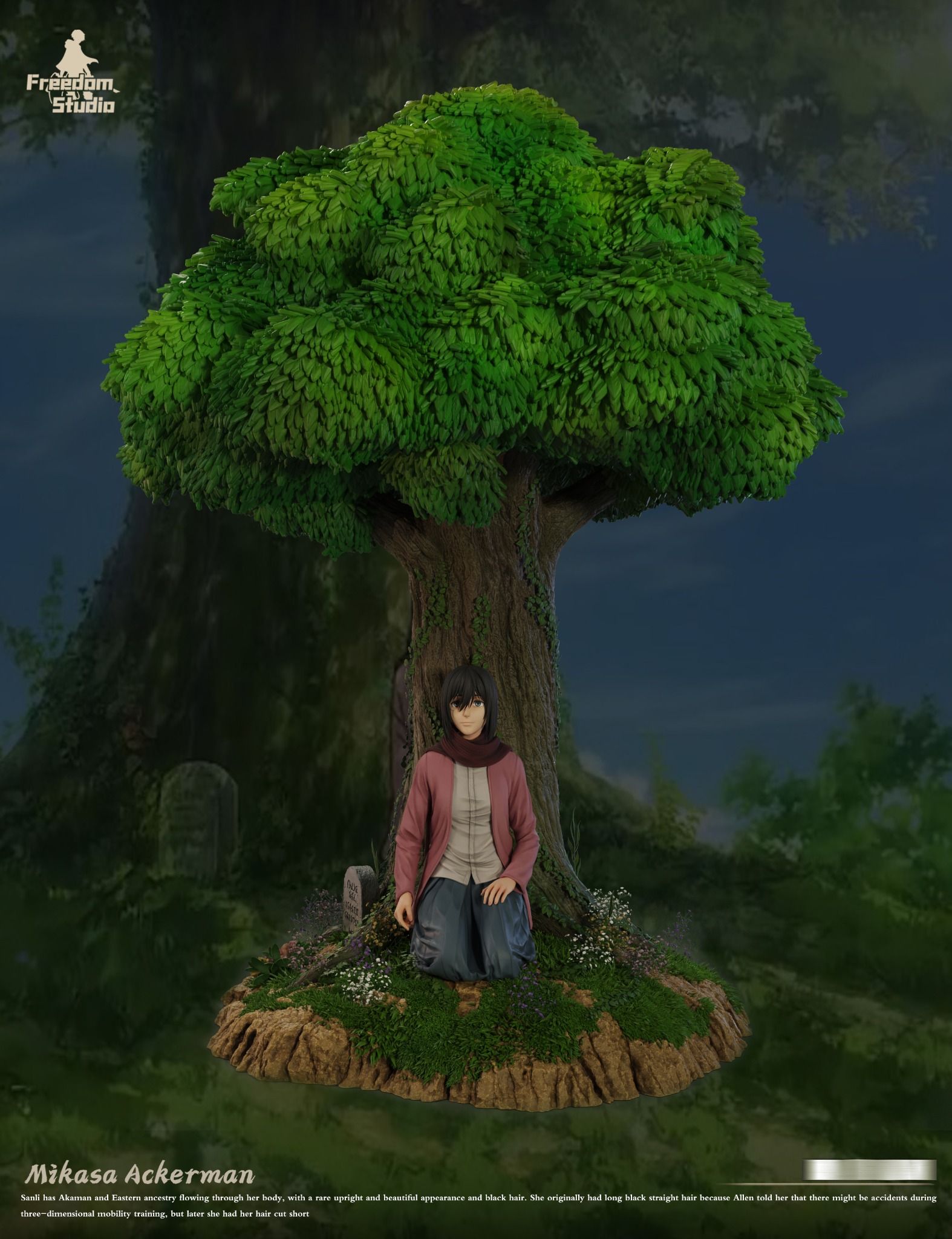 Freedom Studio - Mikasa & Eren Bird – Flash Resin Shop