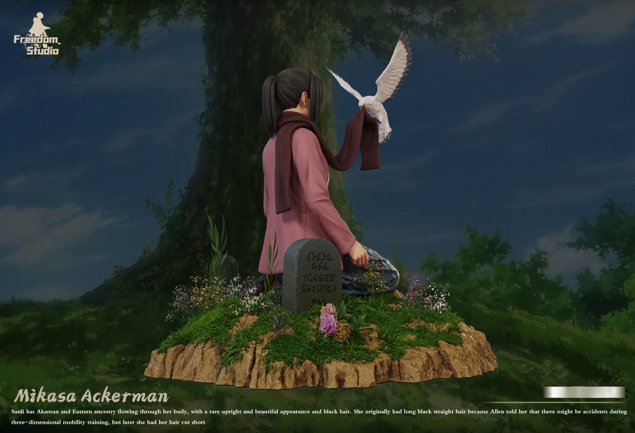 Freedom Studio - Mikasa & Eren Bird – Flash Resin Shop