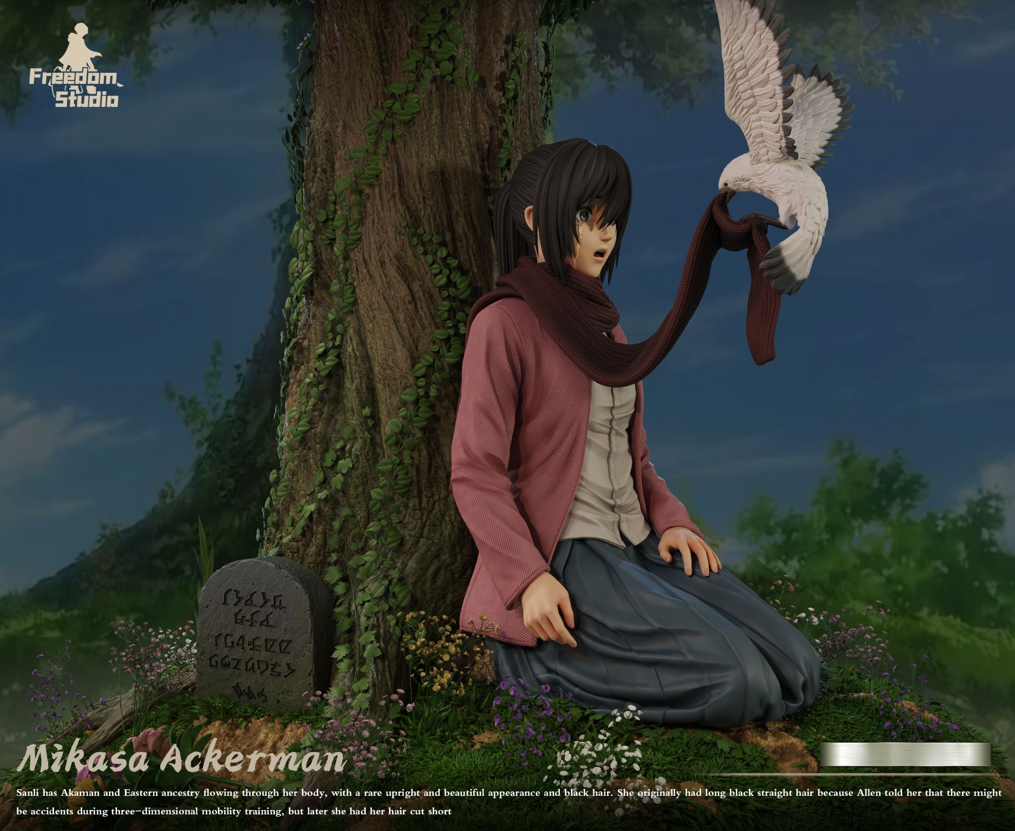 Freedom Studio - Mikasa & Eren Bird – Flash Resin Shop