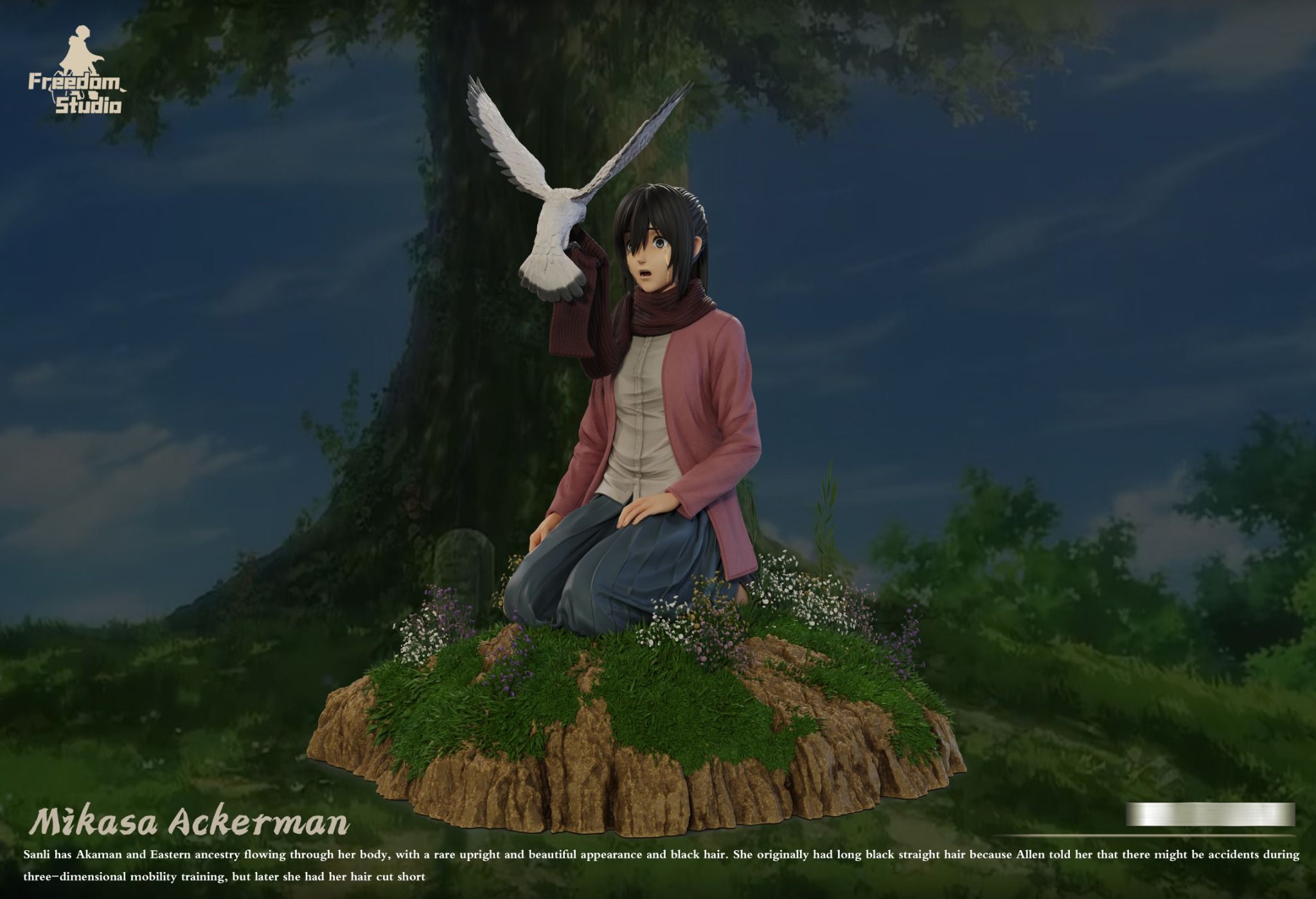Freedom Studio - Mikasa & Eren Bird – Flash Resin Shop