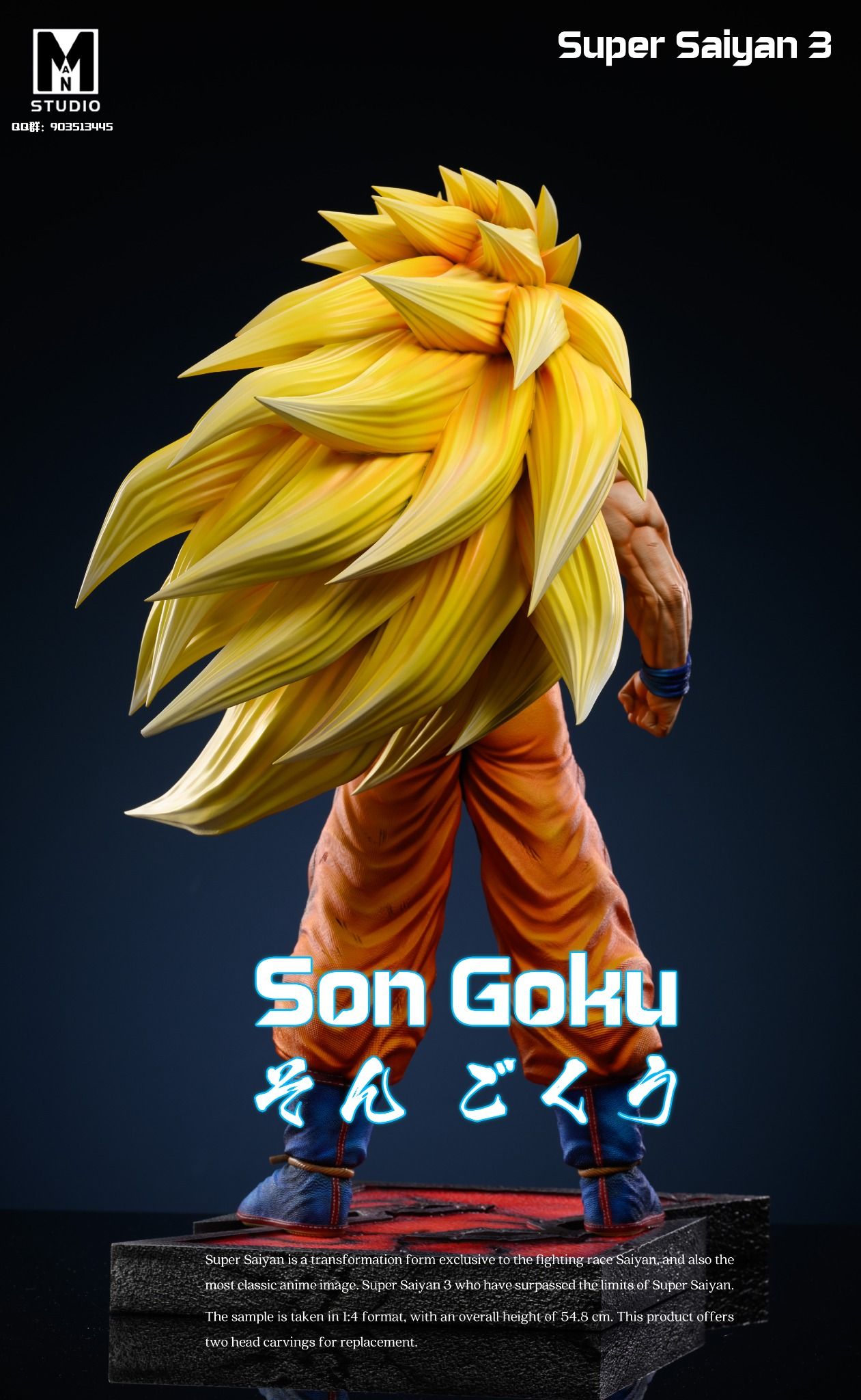 MAN Studio - Goku SSJ3 – Flash Resin Shop