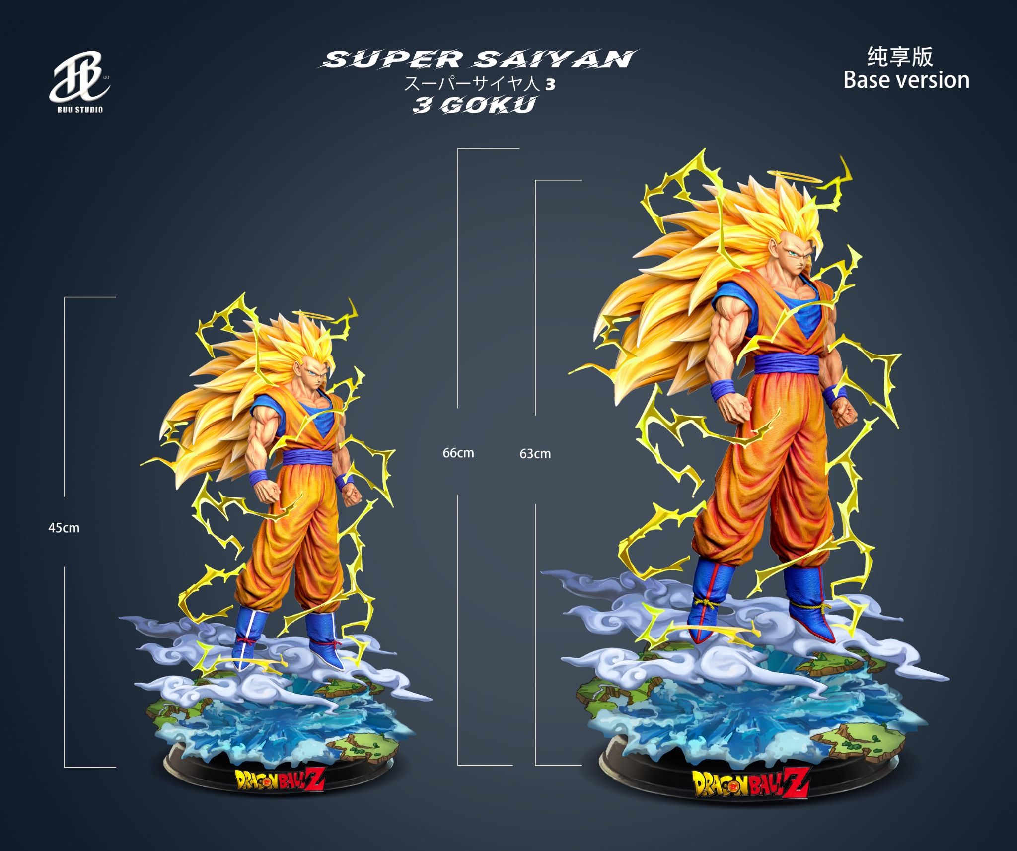 Buu Studio - Goku SSJ3 – Flash Resin Shop