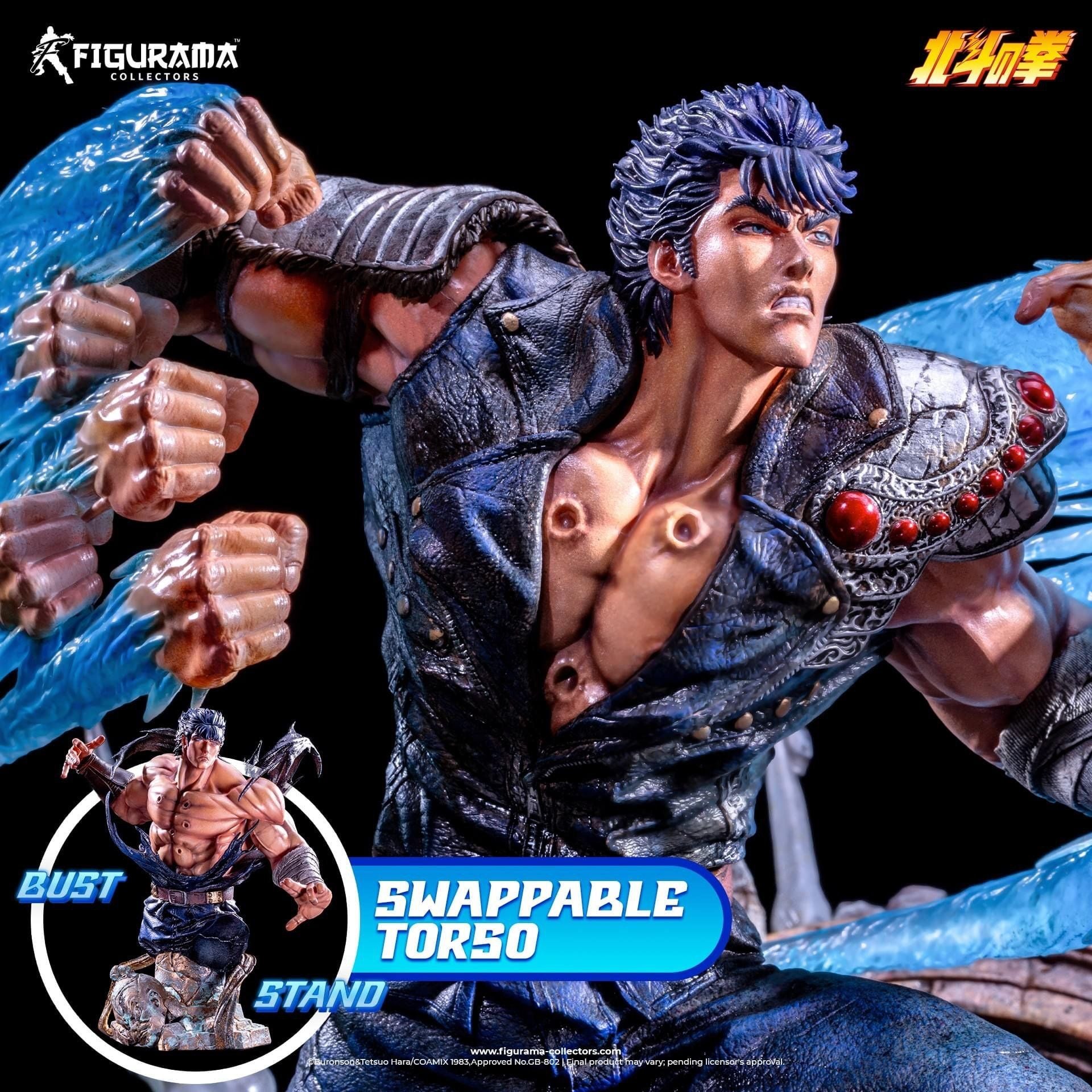 Figurama Studio - Hokuto Shinken - Kenshiro vs Raoh – Flash Resin Shop