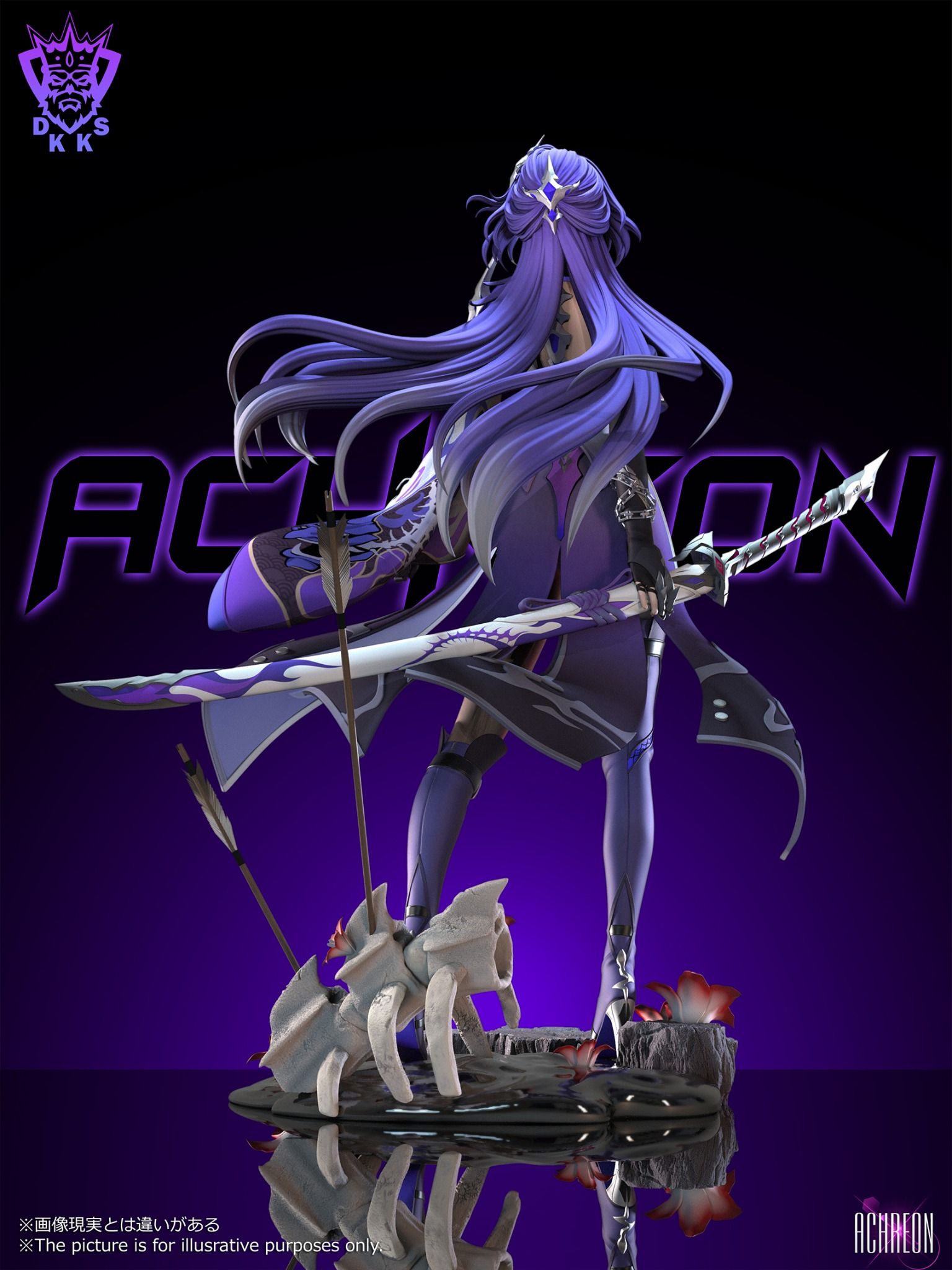 Dark King Studio - Acheron - Honkai:Star Rail – Flash Resin Shop