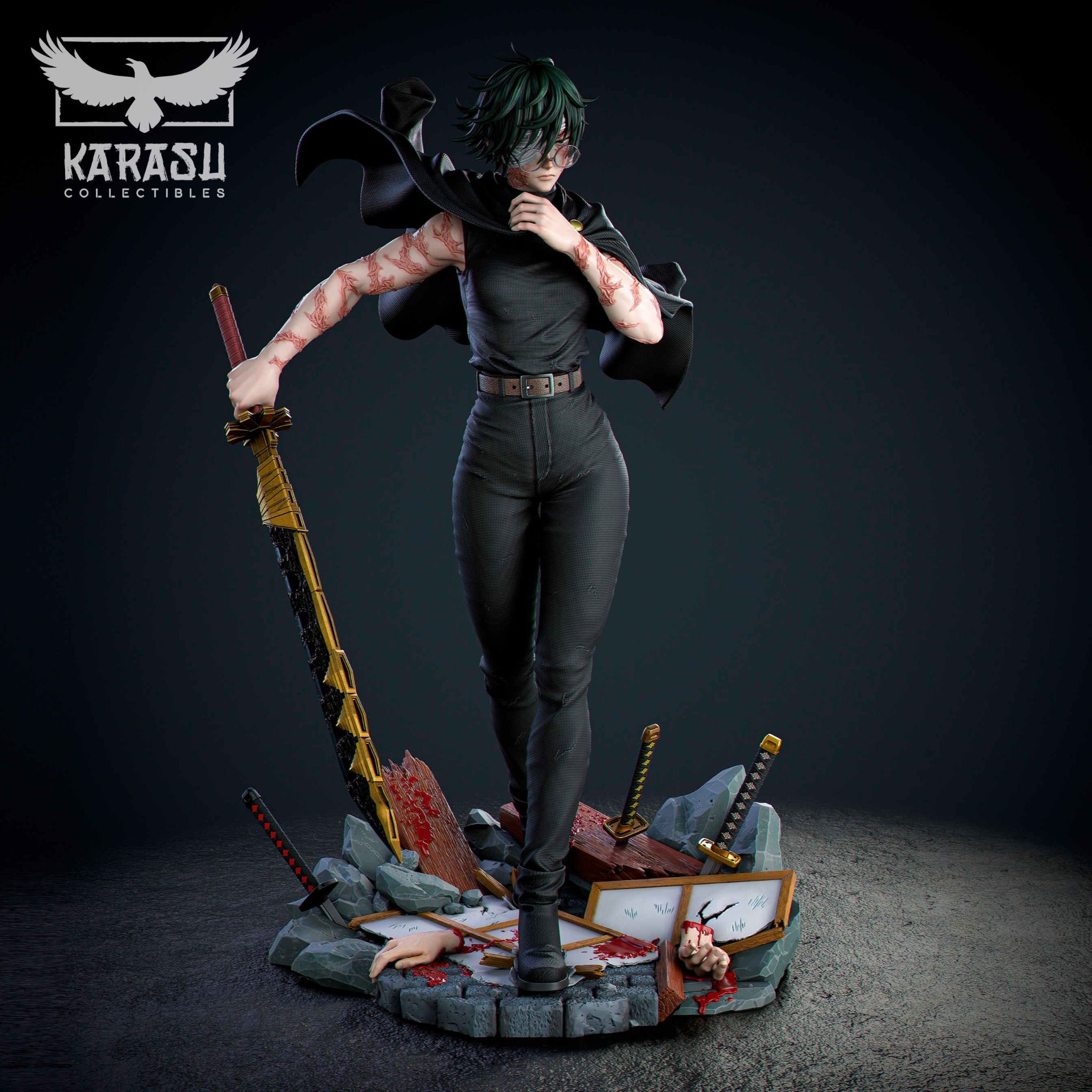 karasu Collectibles - Maki Zenin - Jujutsu Kaisen – Flash Resin Shop